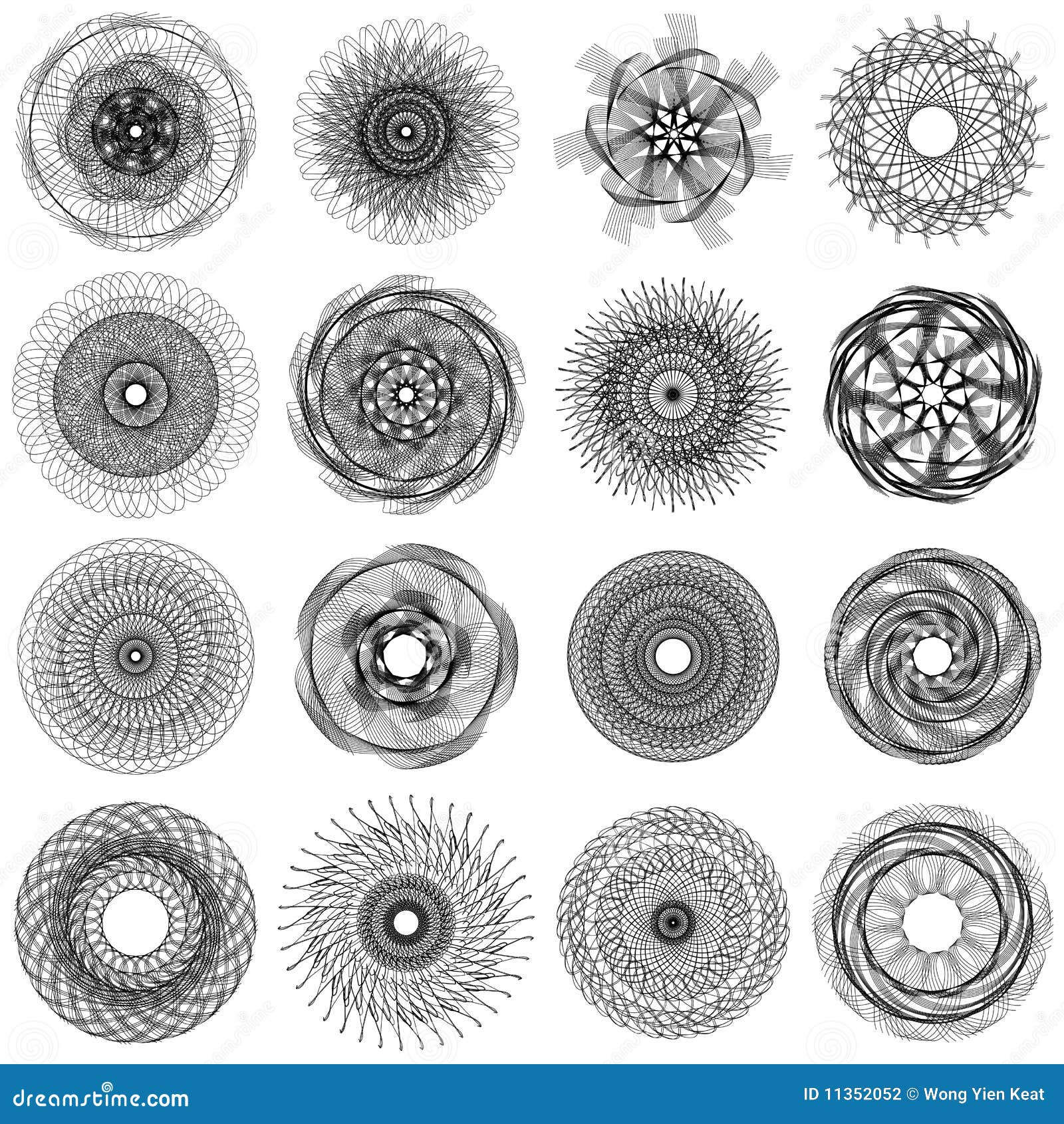 Circle Pattern stock vector. Illustration of circle, artistic - 11352052