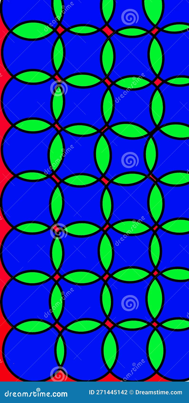 The Circle Pattern Background Design is Very Cool because There are Red ...