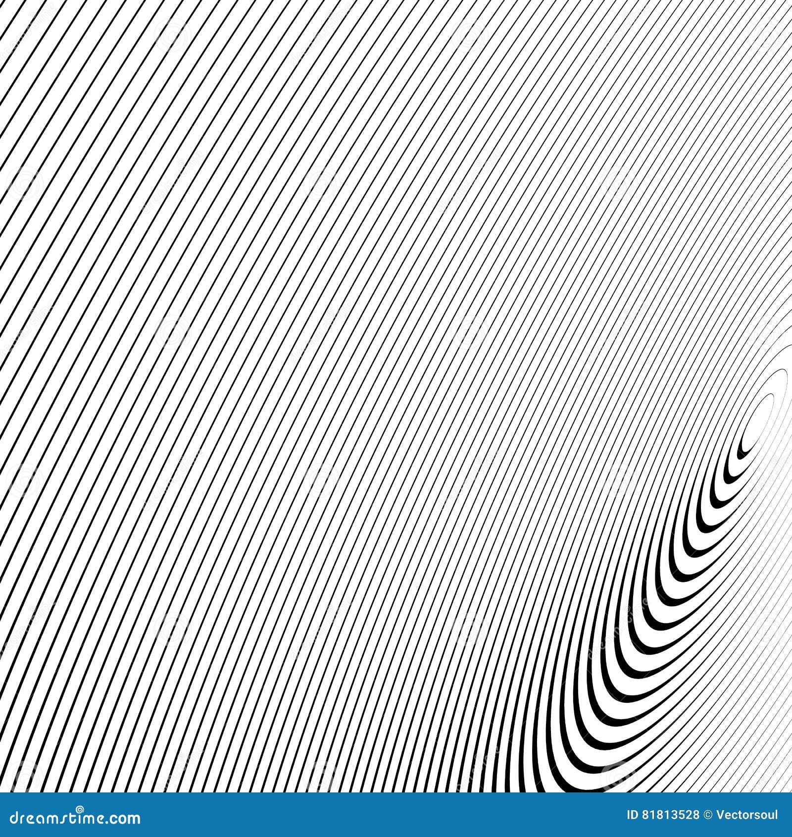 Circle Pattern with Dynamic, Irregular Lines. Geometric Circular Stock ...