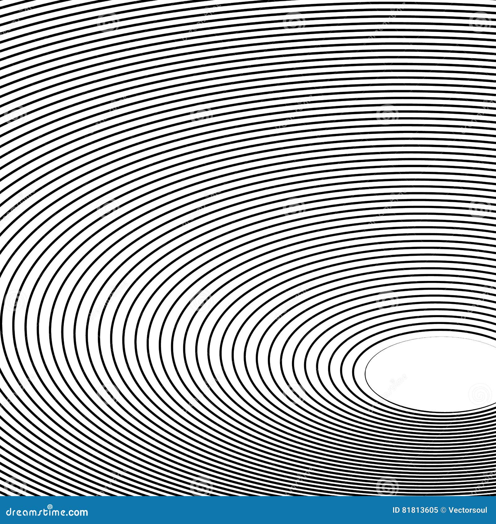 Circle Pattern with Dynamic, Irregular Lines. Geometric Circular Stock ...