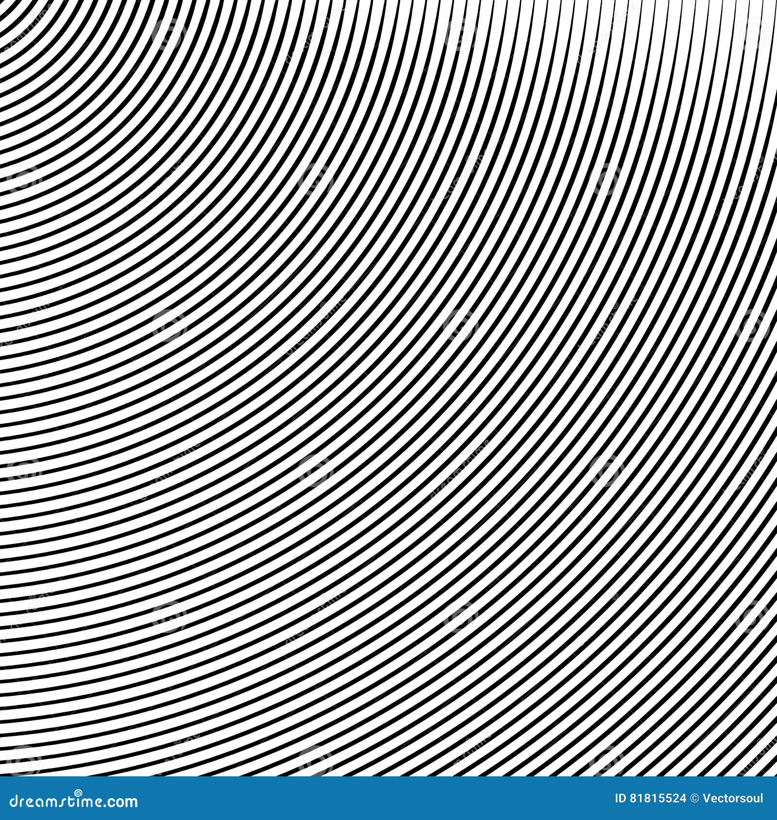 Circle Pattern with Dynamic, Irregular Lines. Geometric Circular Stock ...