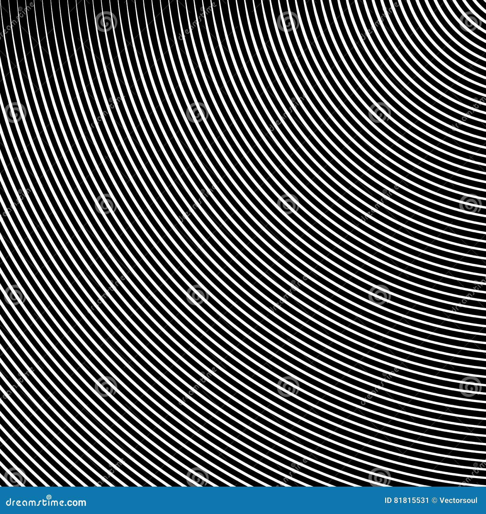 Circle Pattern with Dynamic, Irregular Lines. Geometric Circular Stock ...