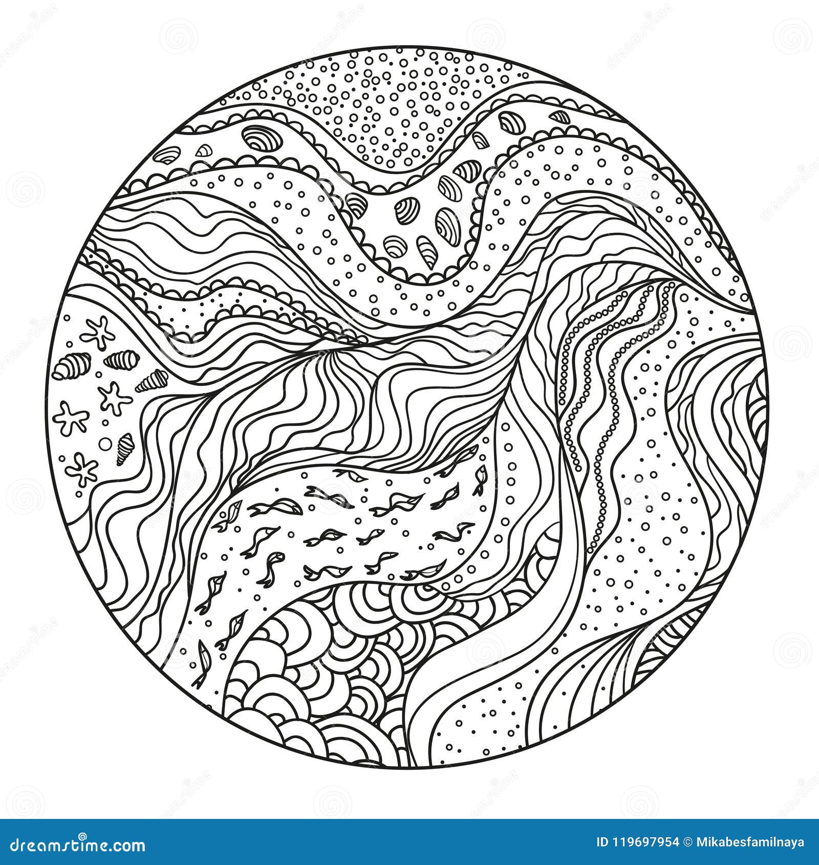 Art creative. Illustration stock vector. Illustration of beach - 119697954