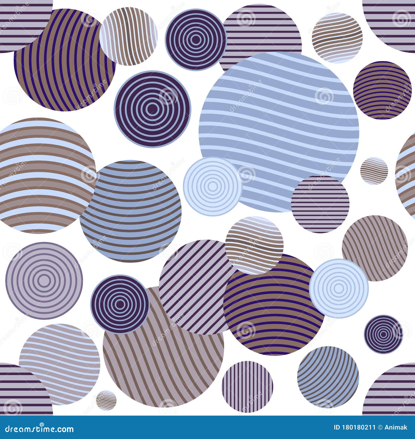 Circle Pattern. Modern Stylish Texture Stock Vector - Illustration of ...