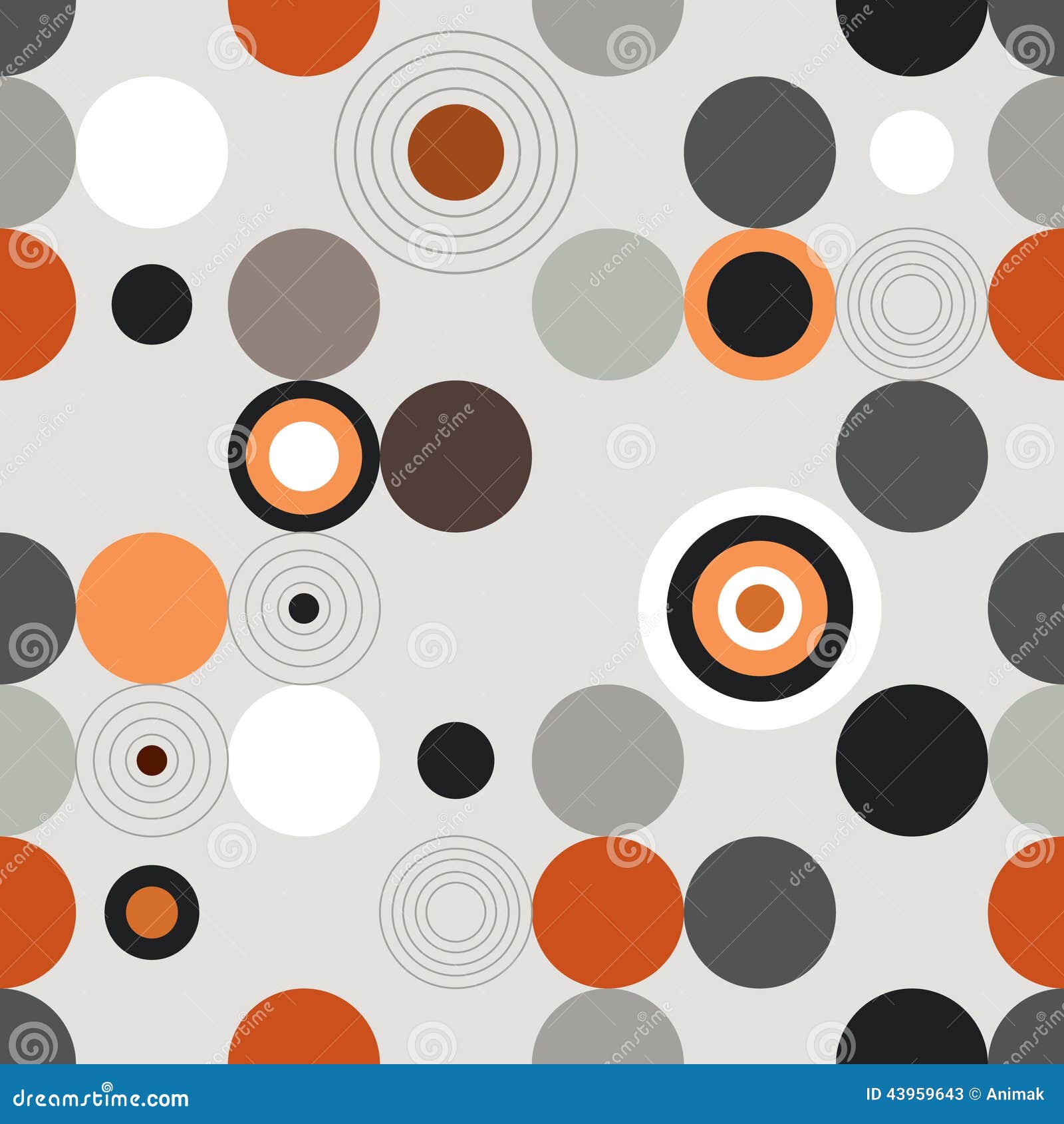 Circle pattern. stock vector. Illustration of black, cover - 43959643