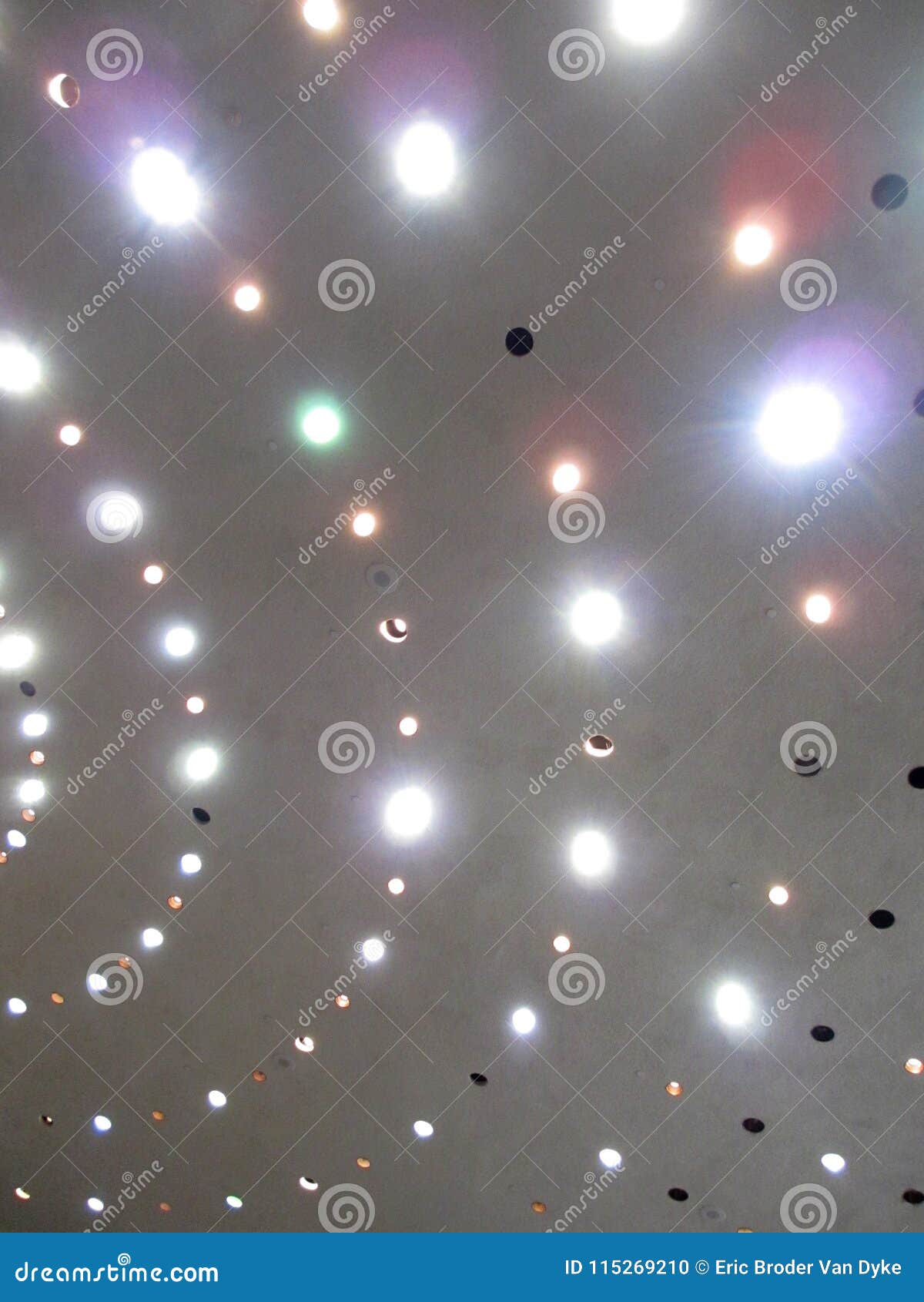Circle Pattern of Overhead Lights Stock Photo - Image of ballroom ...