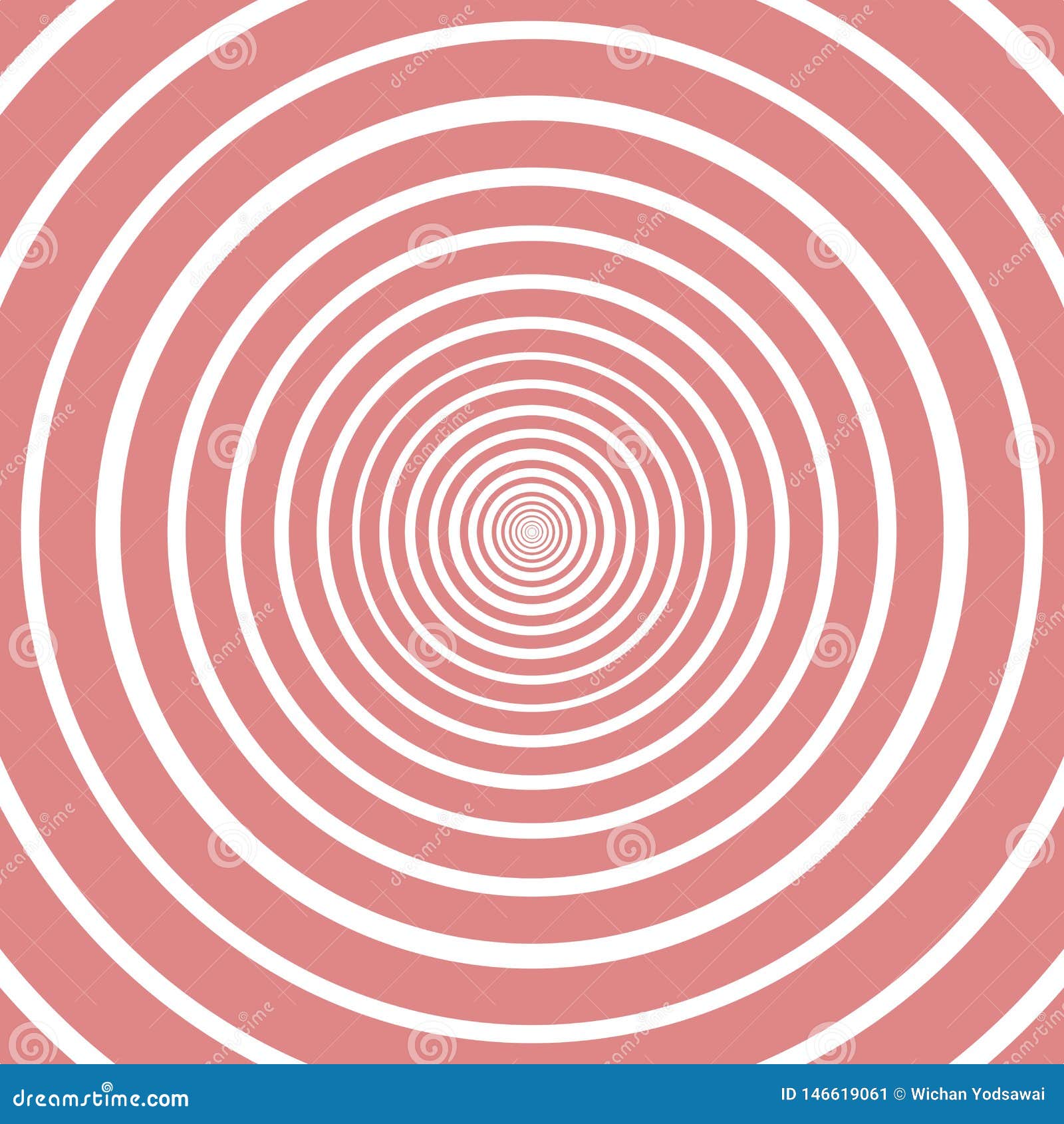 Circle Pattern Pink and White Colors. Sign for Illustration Vector ...