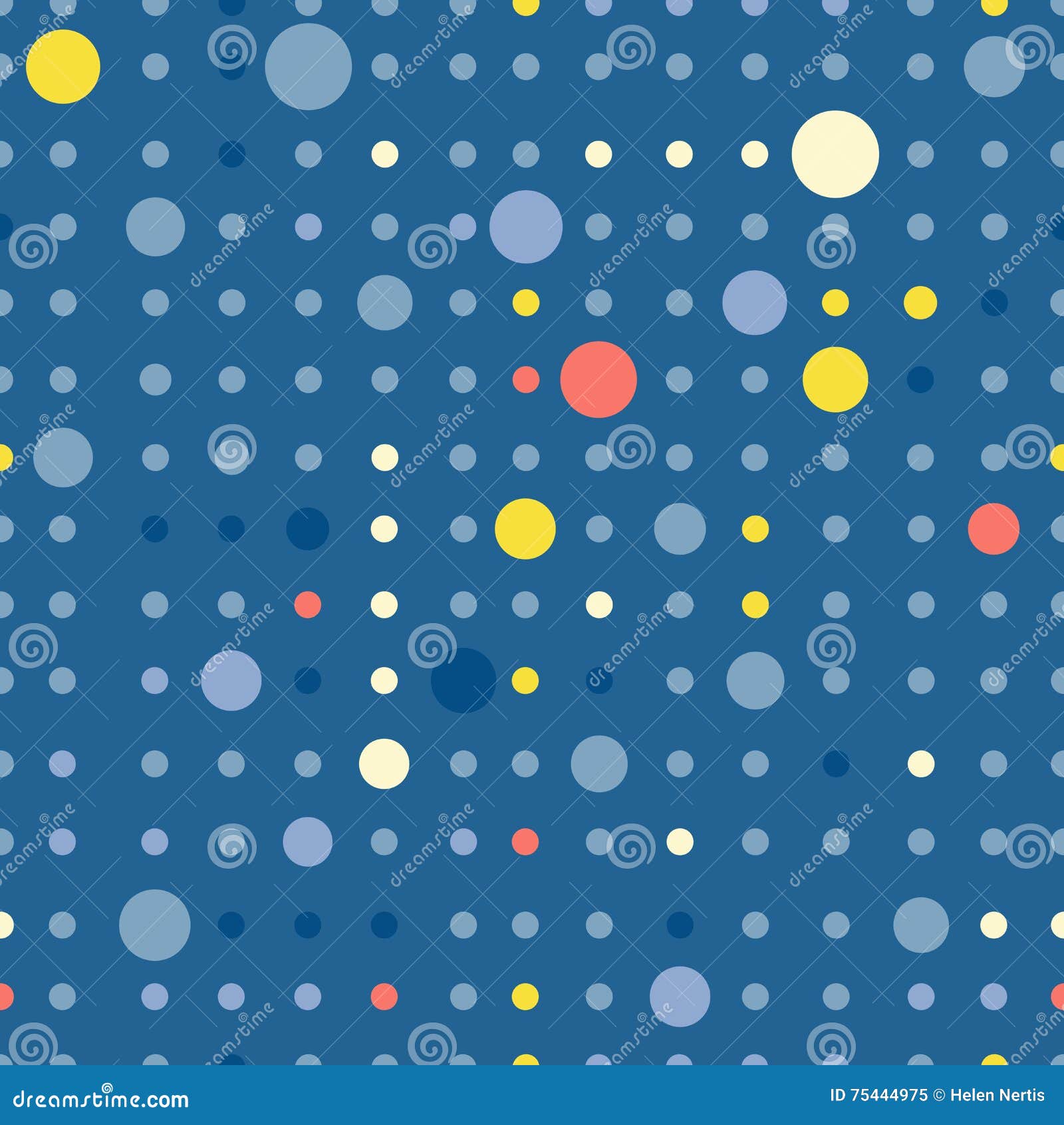Circle Pattern Repeating Dots Round Abstract Background For Wall Paper
