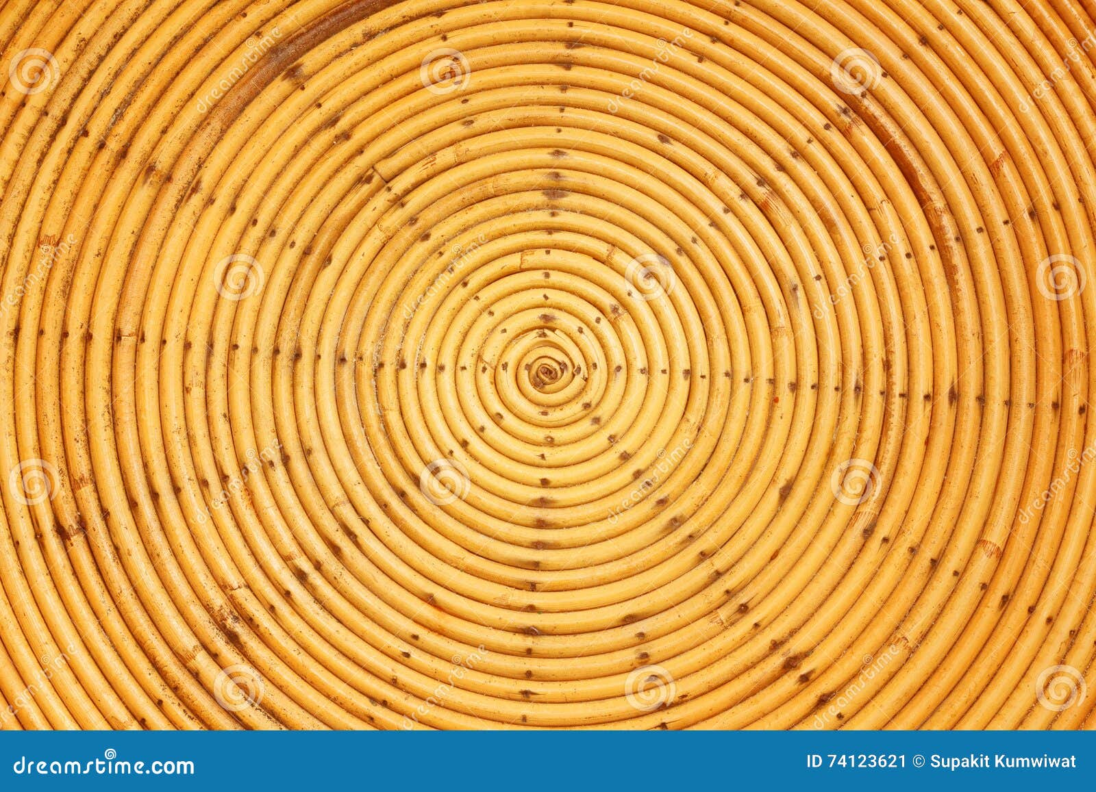 Circle Pattern Weave of Bamboo Stock Image - Image of brown, organic ...