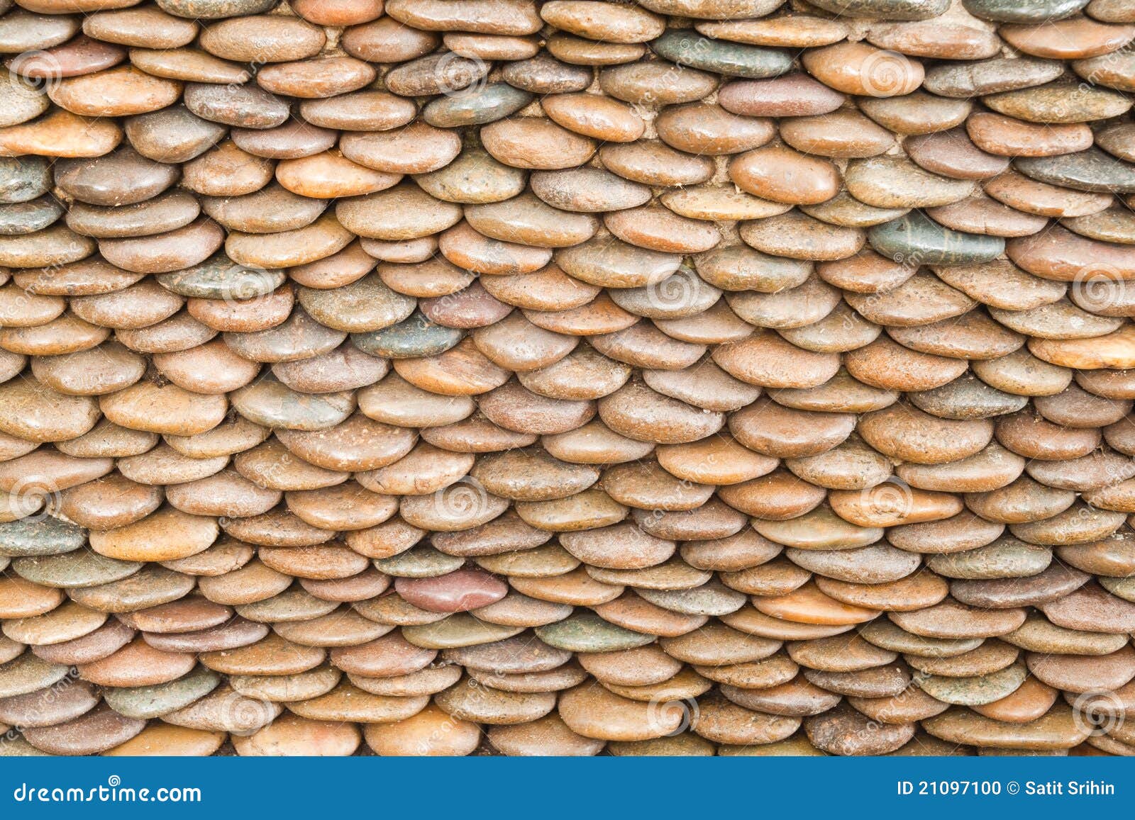 Circle pebble wall stock photo. Image of boulder, environment - 21097100