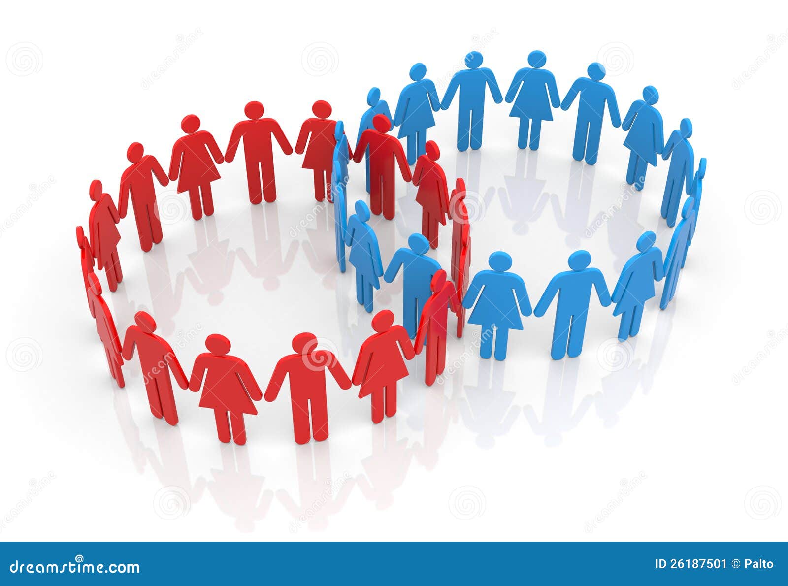 Circle of people stock illustration. Illustration of professional ...