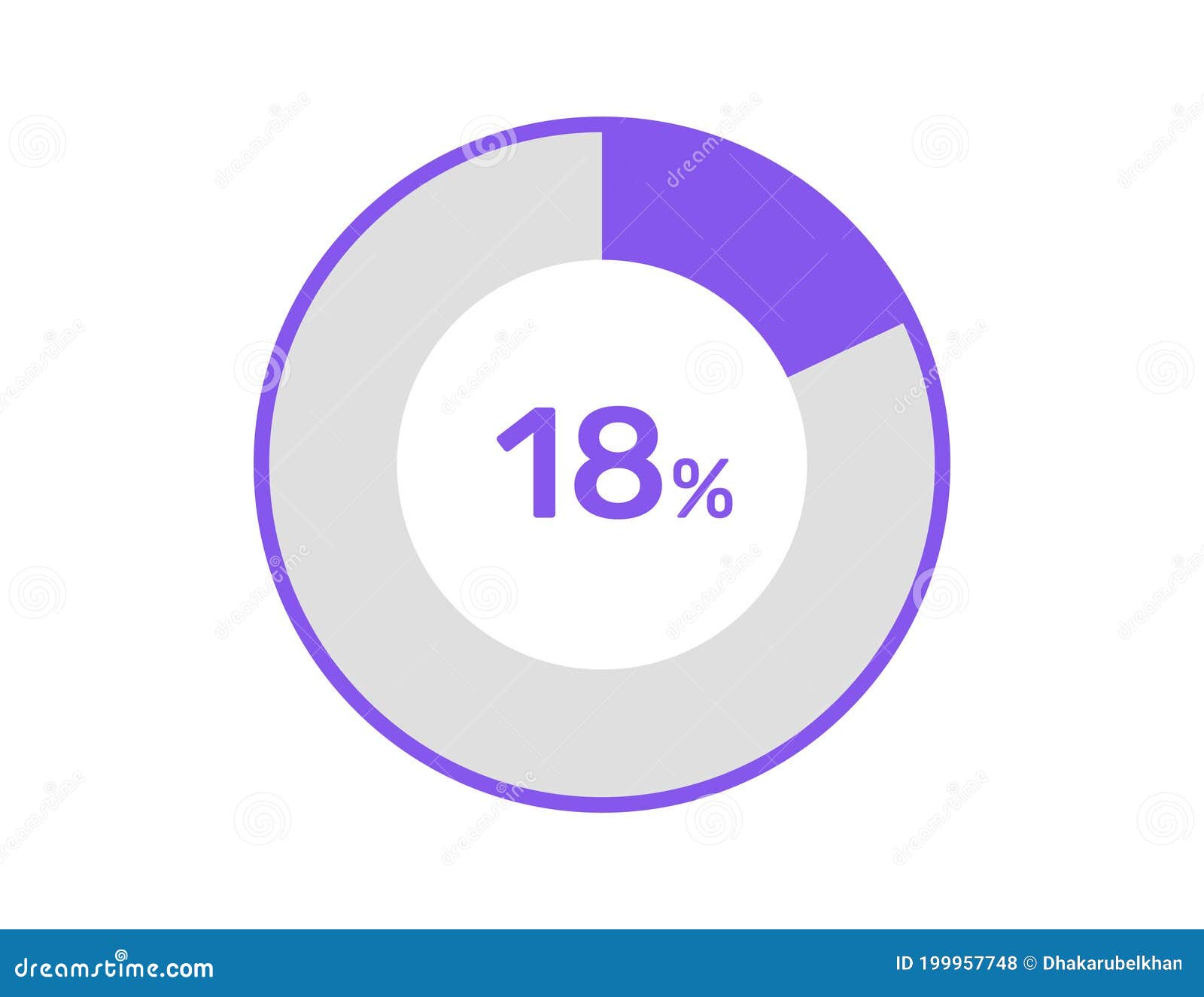 18 Circle Percentage Diagrams, 18 Percentage Ready To Use for Web ...
