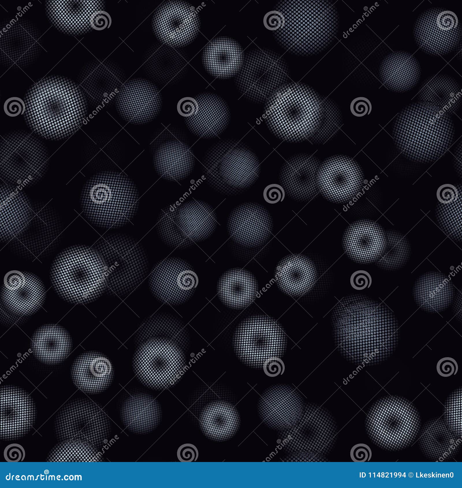 Circle Perforation 3d Seamless Pattern Stock Vector - Illustration of ...