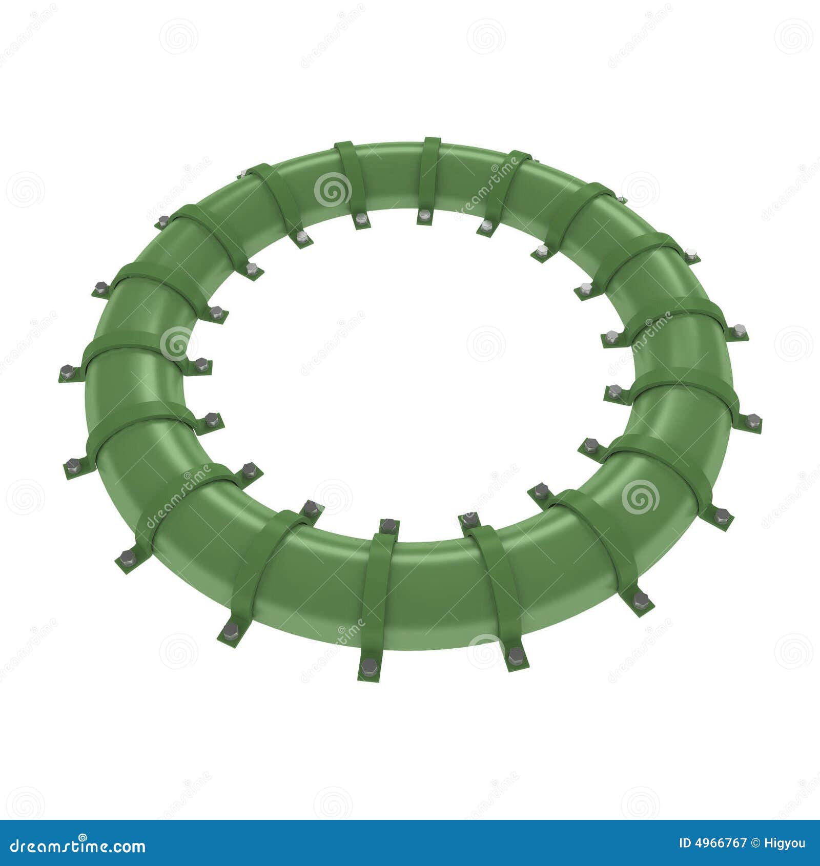 Circle Pipe stock illustration. Illustration of loop, steam - 4966767