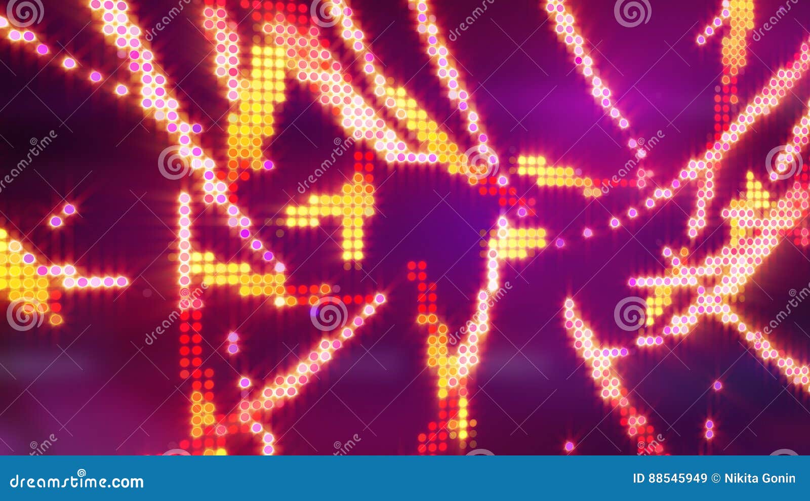 Circle Pixel Waves Abstract Background Stock Illustration ...