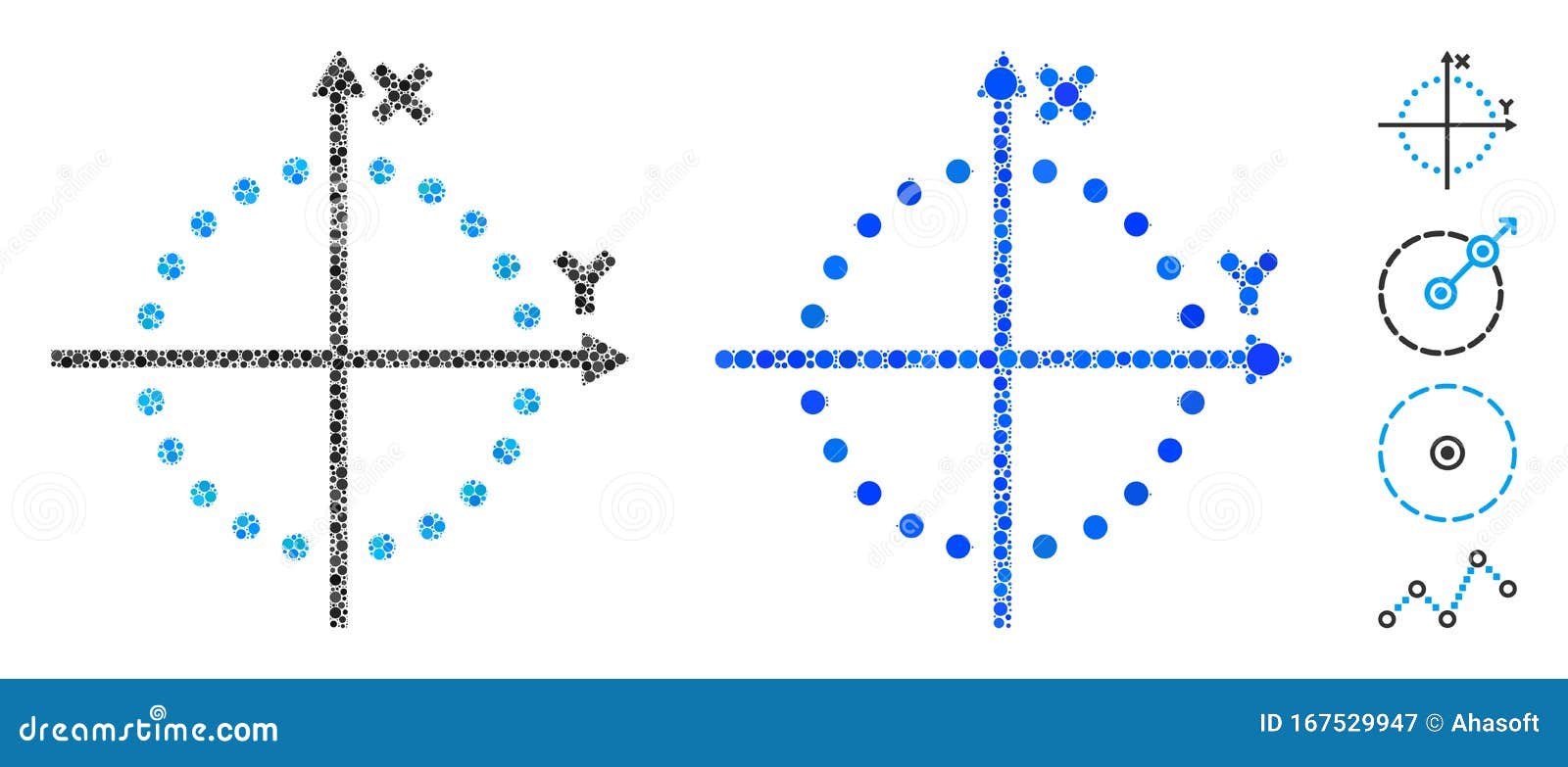 Round Plot Of Dense Green Grass. 3d Rendering Royalty-Free Stock ...