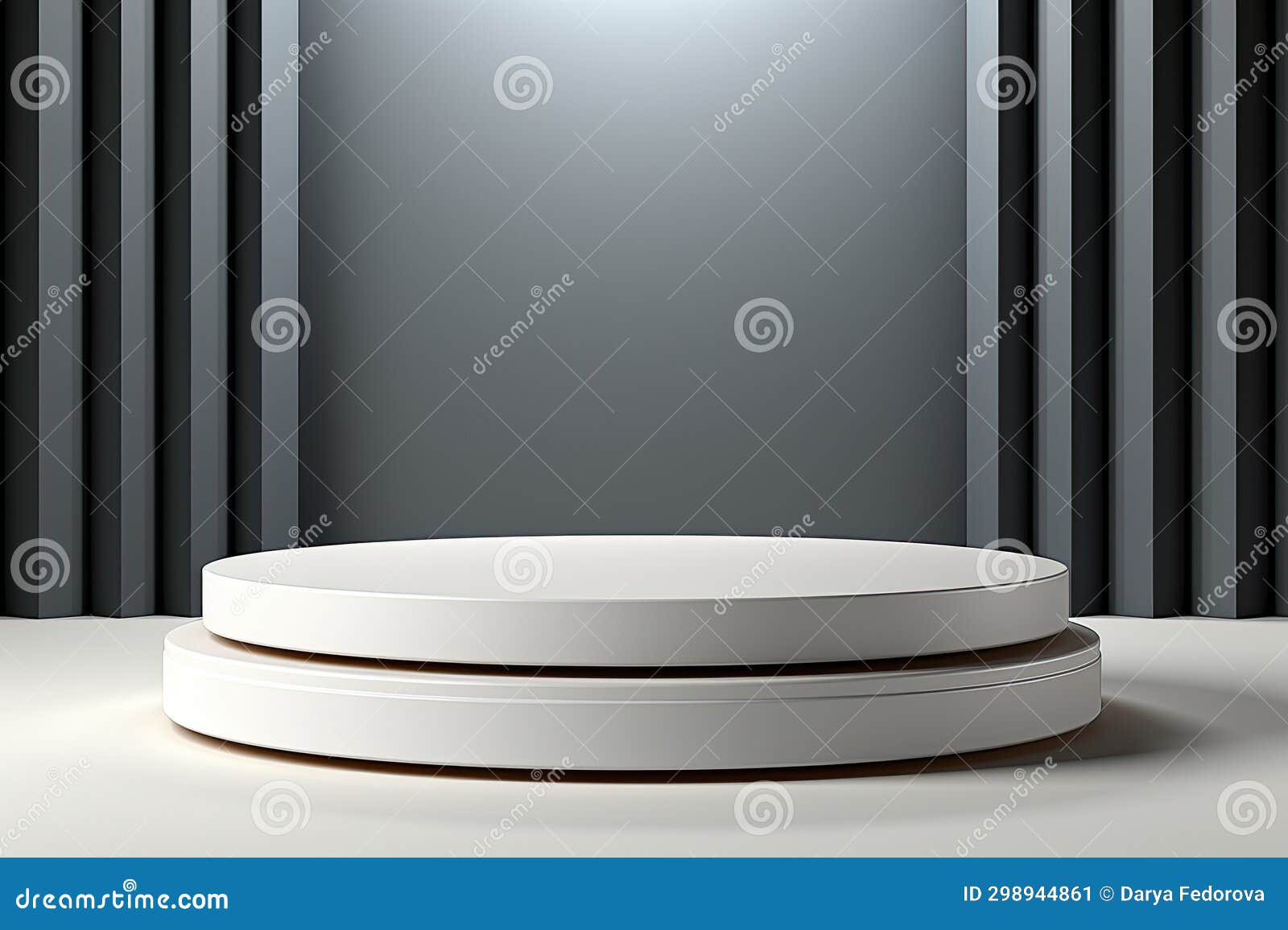 Circle Podium with Trendy Shadows for Your Product Presentation Stock ...