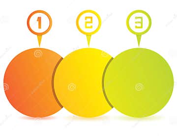 Circle process diagram stock illustration. Illustration of method ...