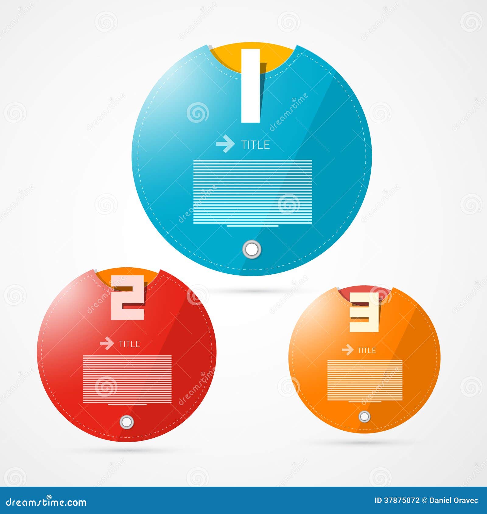 Circle Progress Steps for Tutorial, Infographics Stock Vector ...