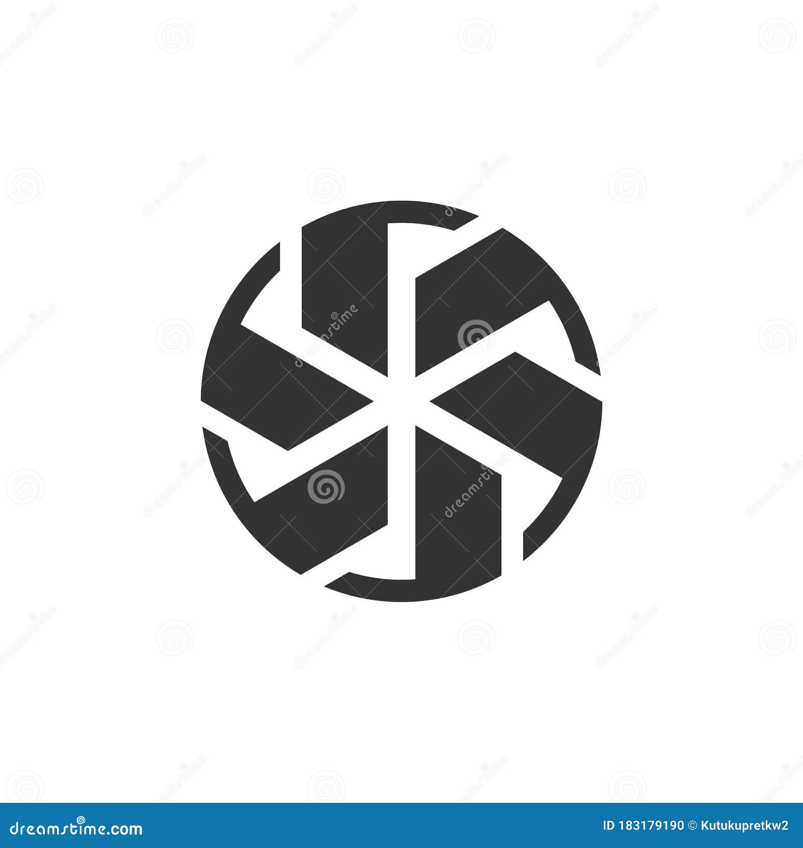 Circle Propeller Star Logo Template Illustration Design. Vector EPS 10 ...