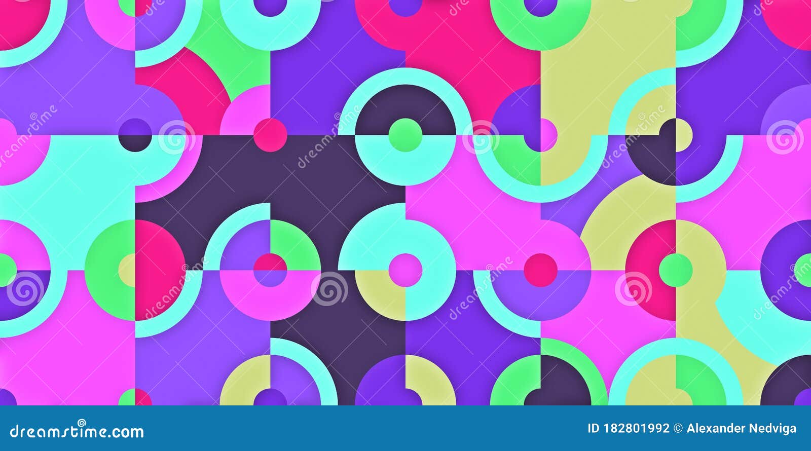 Circle Quarters Backgrounds Stock Illustration - Illustration of ...