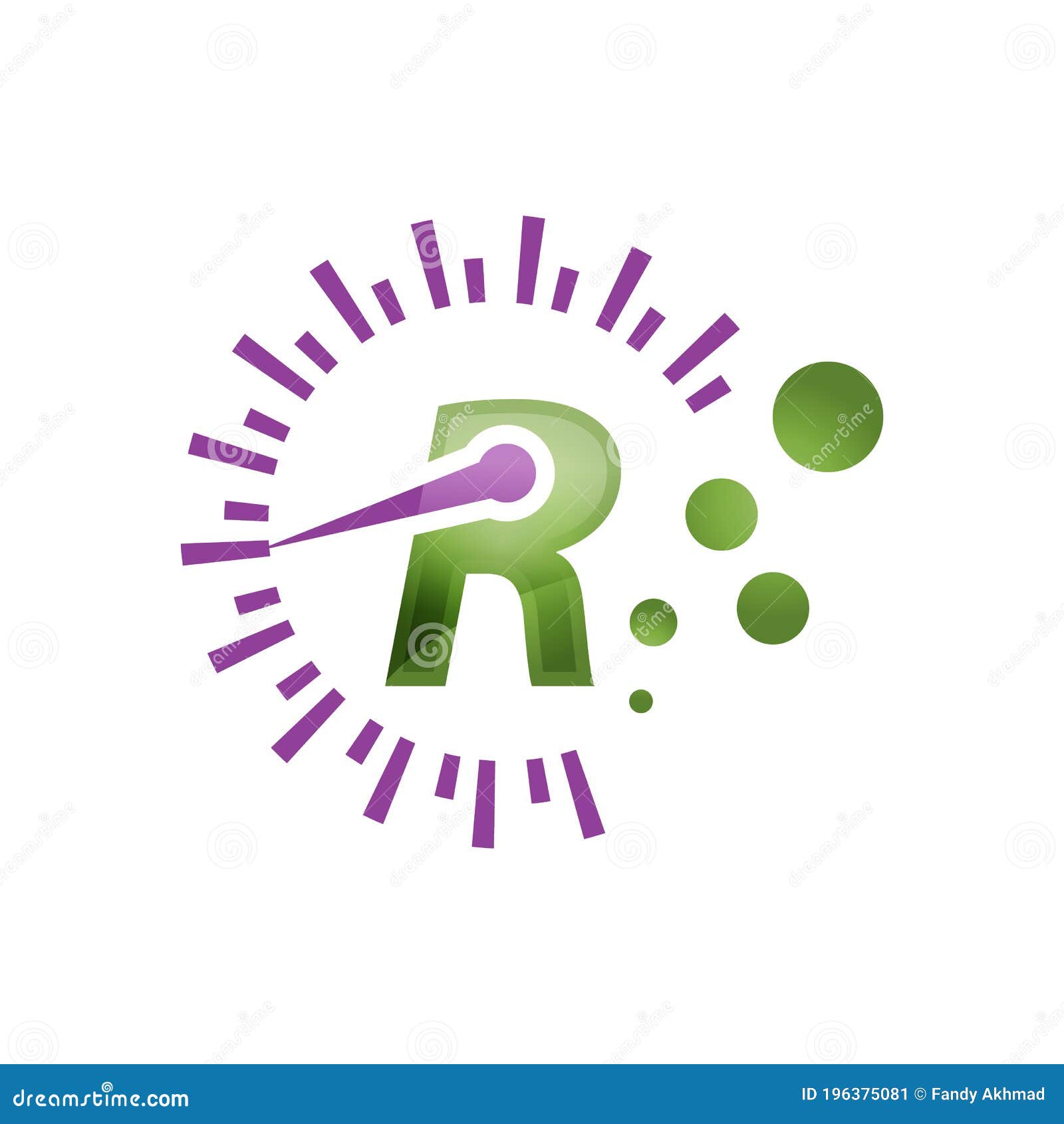 Circle R Initial Letter Logo Design Modern Tech Symbol Icon Vector ...