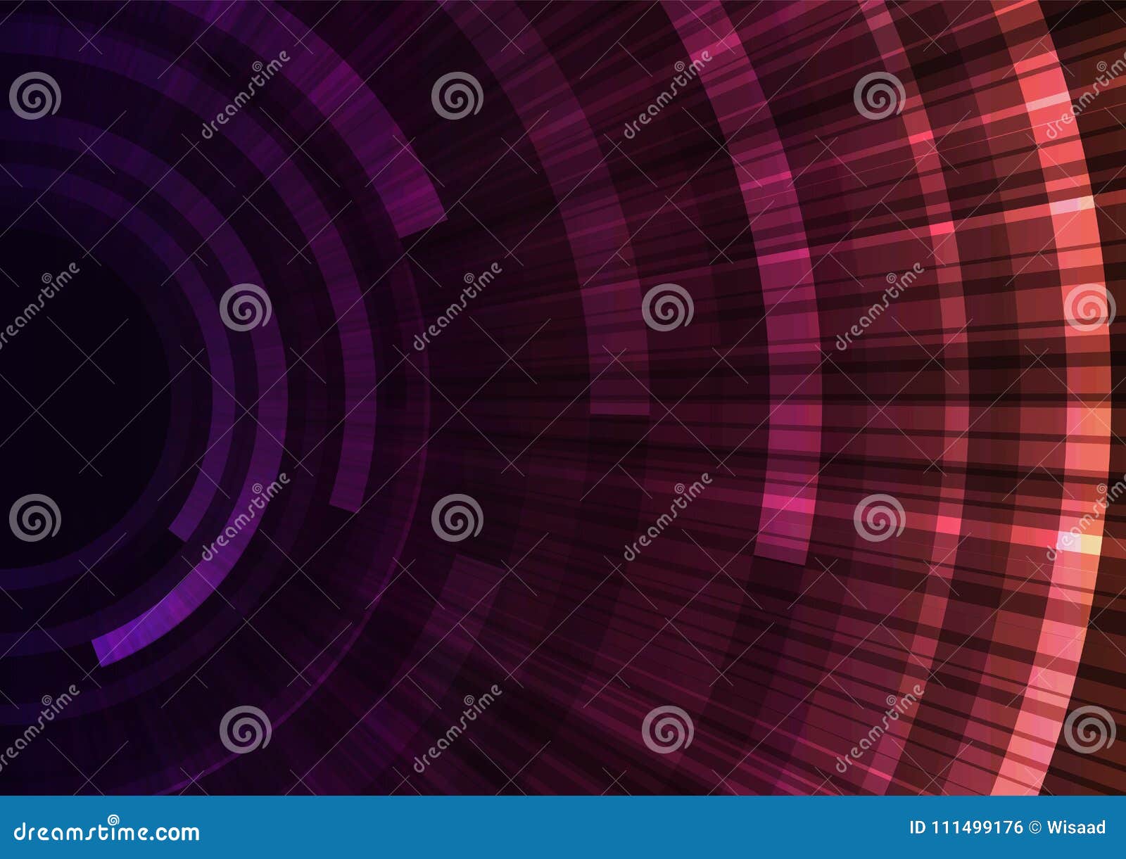 Circle Radiation Abstract Sheet Layer Background Stock Vector ...