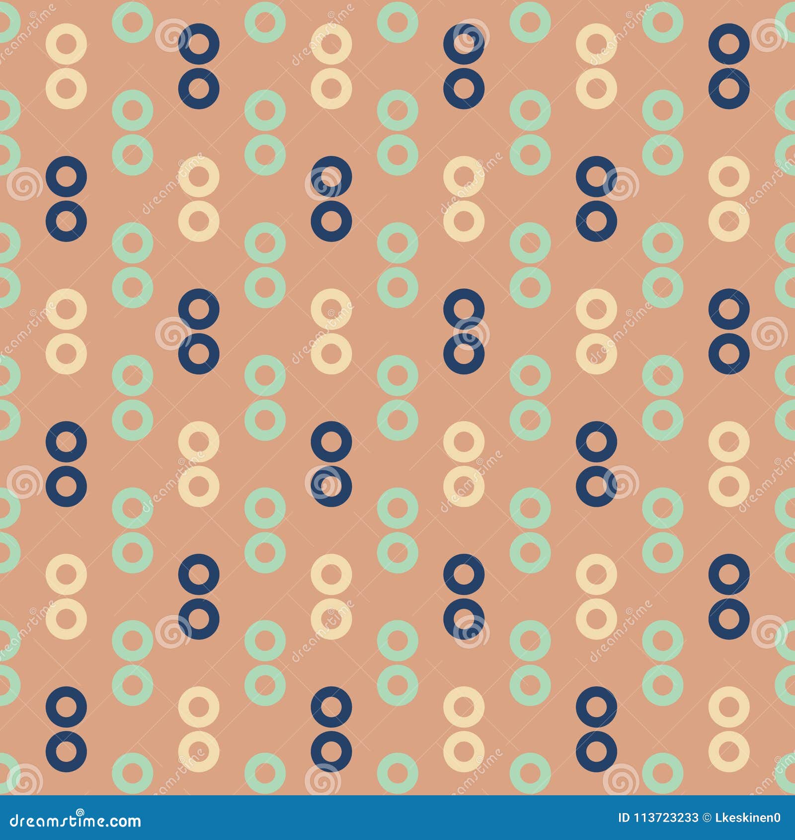 Circle Rain Drop Seamless Pattern Stock Vector - Illustration of rain ...