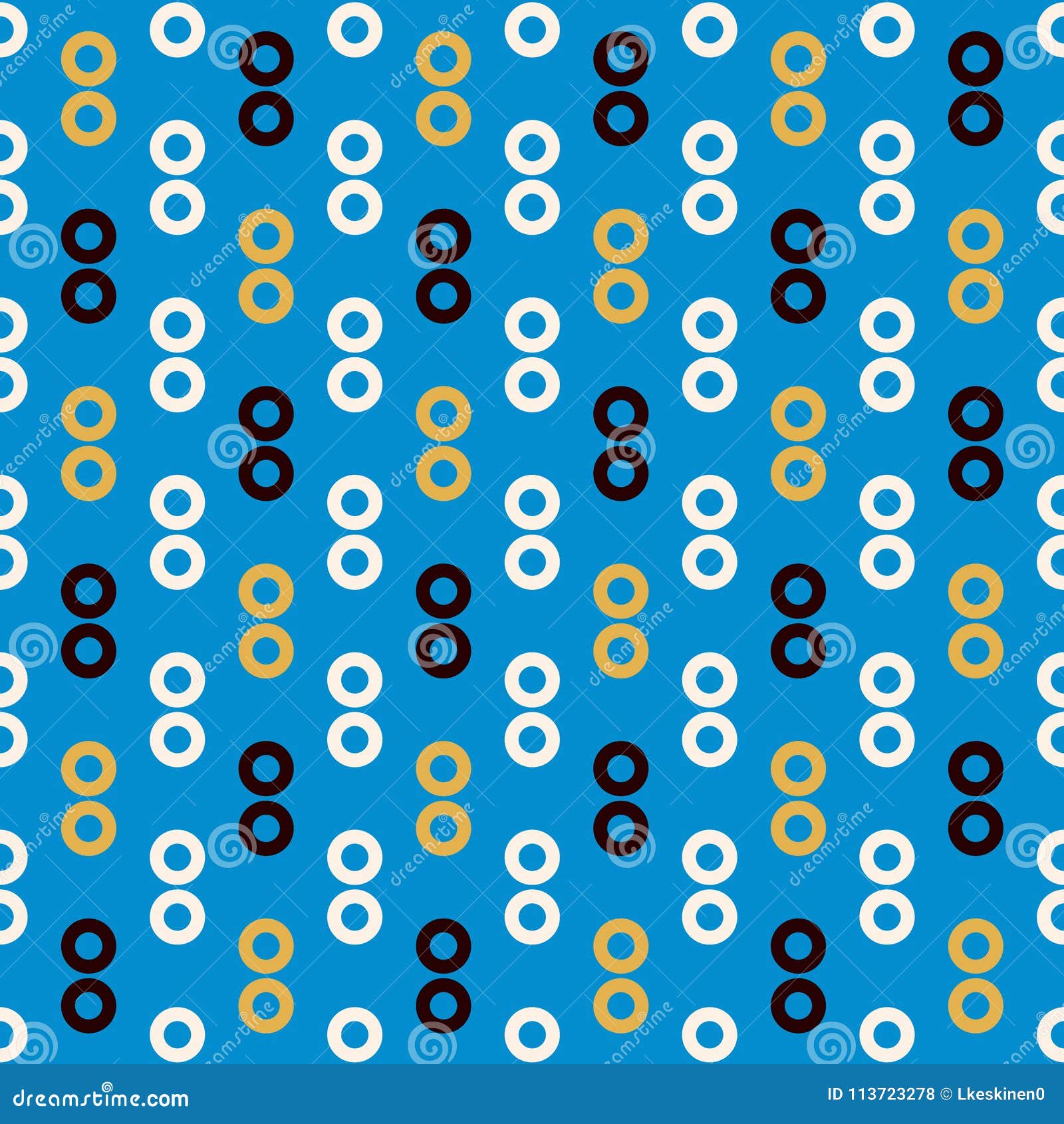 Circle Rain Drop Seamless Pattern Stock Vector - Illustration of modern ...