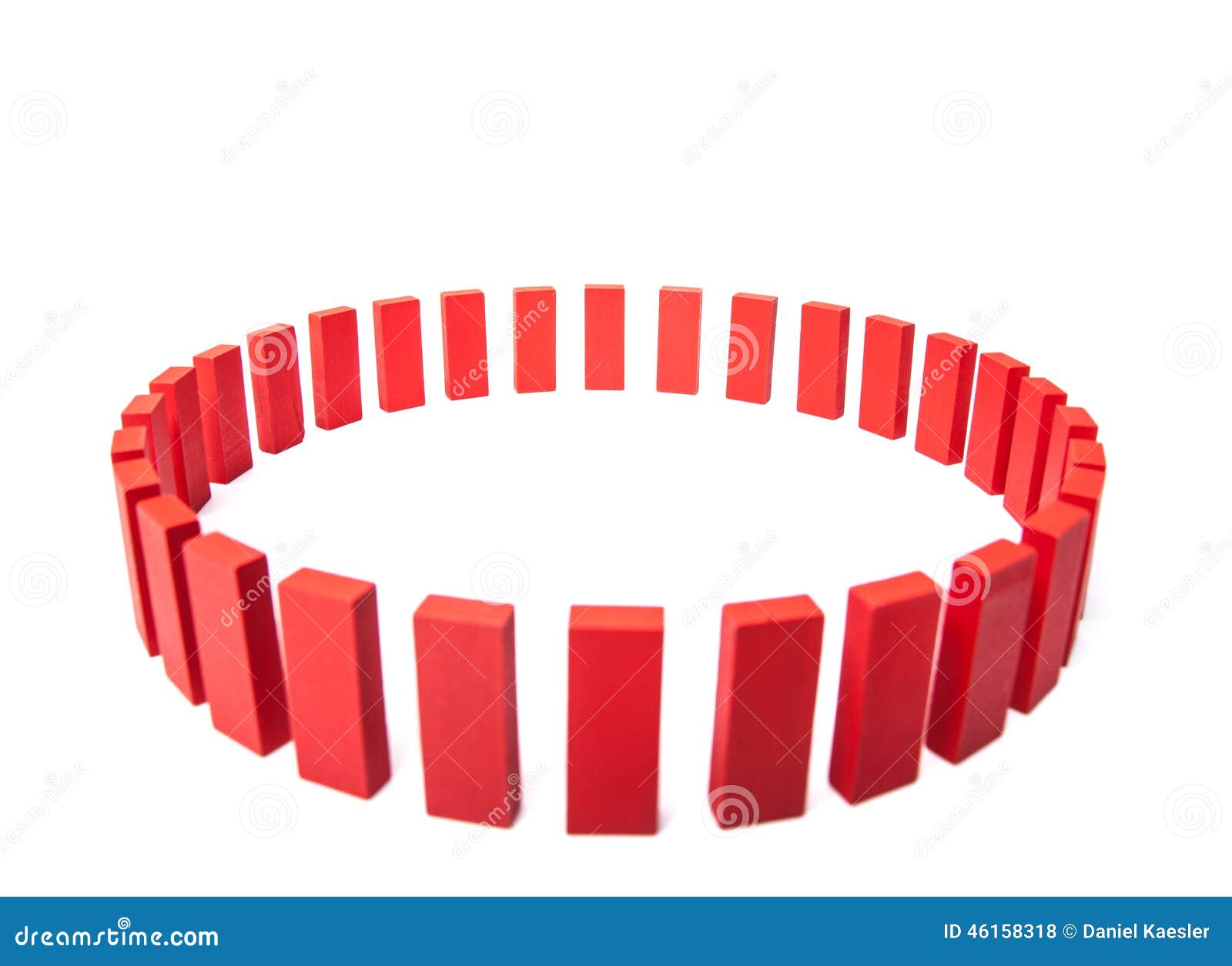 Circle of Red Building Blocks Stock Photo - Image of blocks, united ...