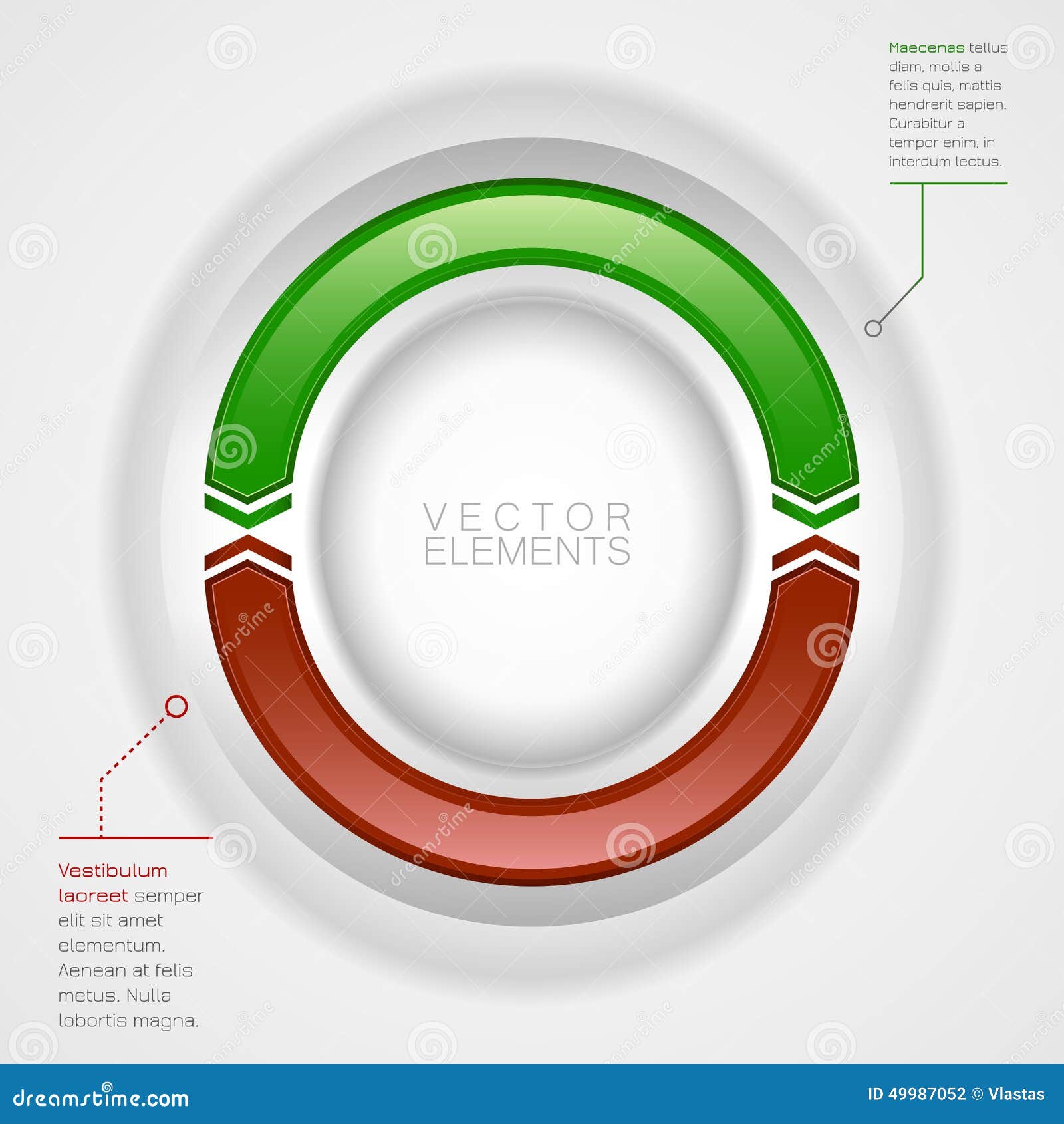 Circle stock vector. Illustration of corporate, colorful - 49987052