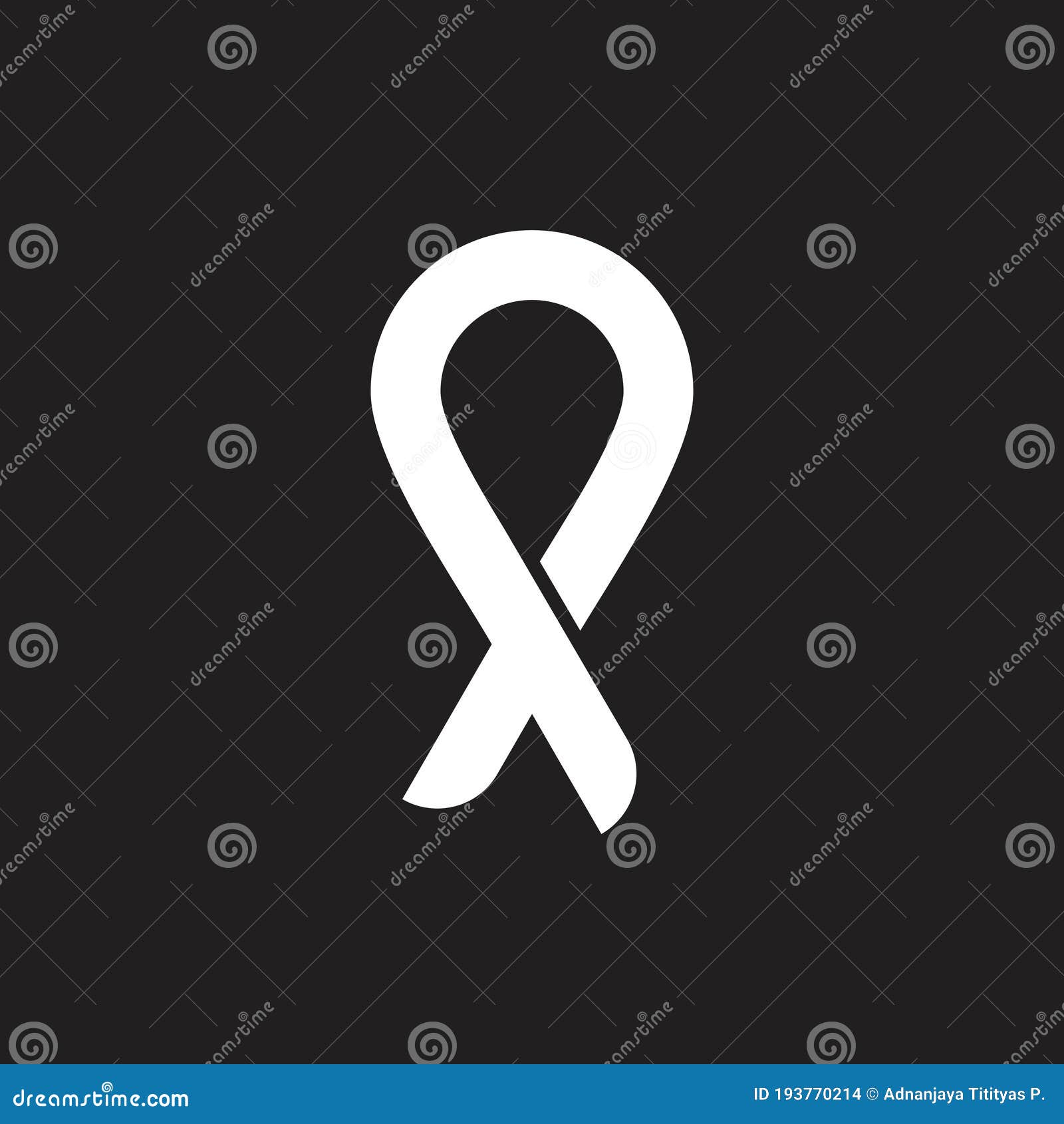 Circle Ribbon Care Symbol Logo Vector Stock Vector - Illustration of ...