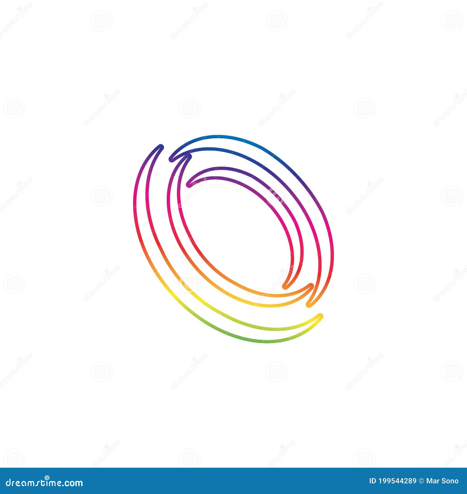 Circle Ring Logo and Symbol Vector Image Stock Vector - Illustration of ...