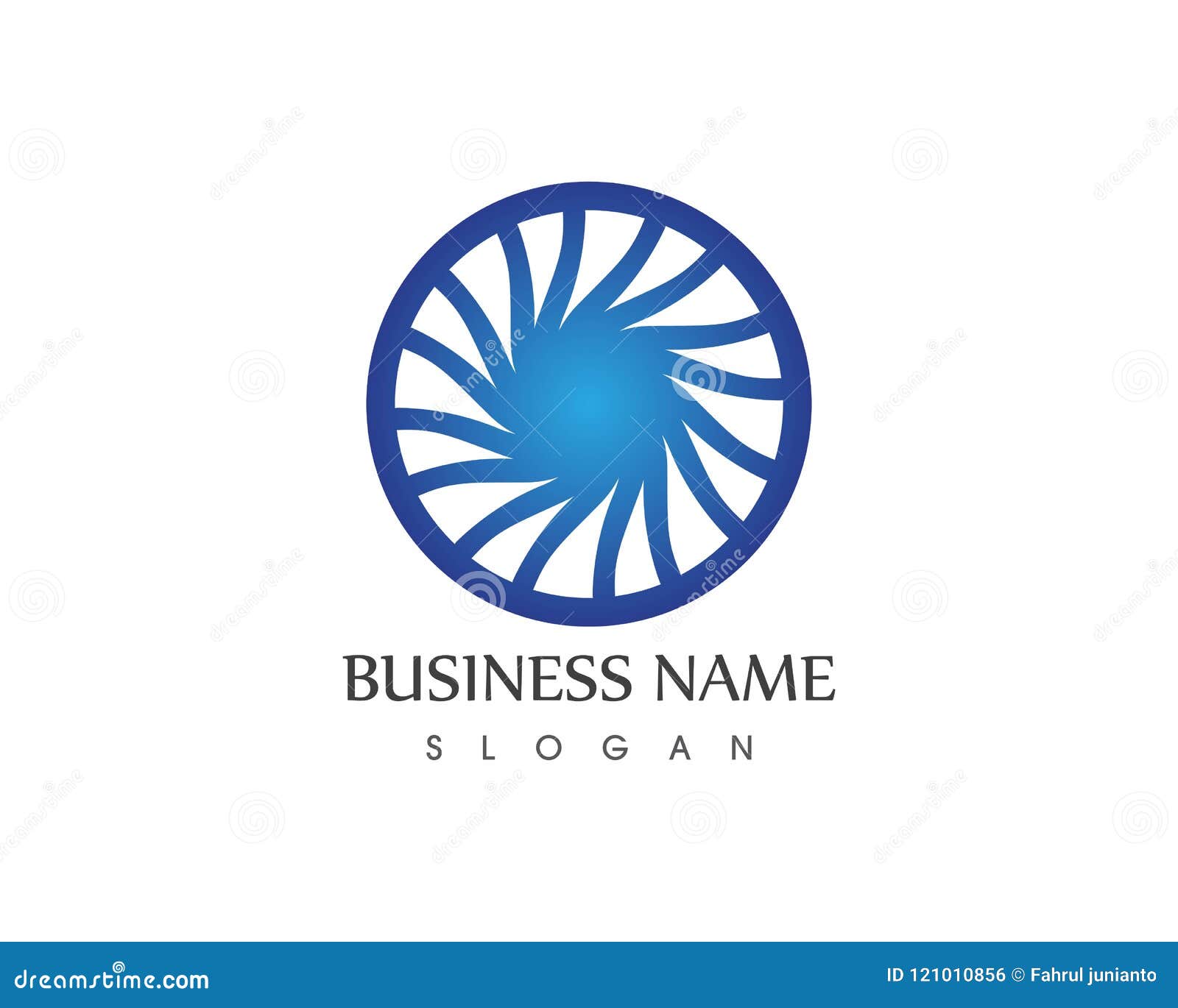 Circle Ring Logo Vector Template Stock Vector - Illustration of loop ...