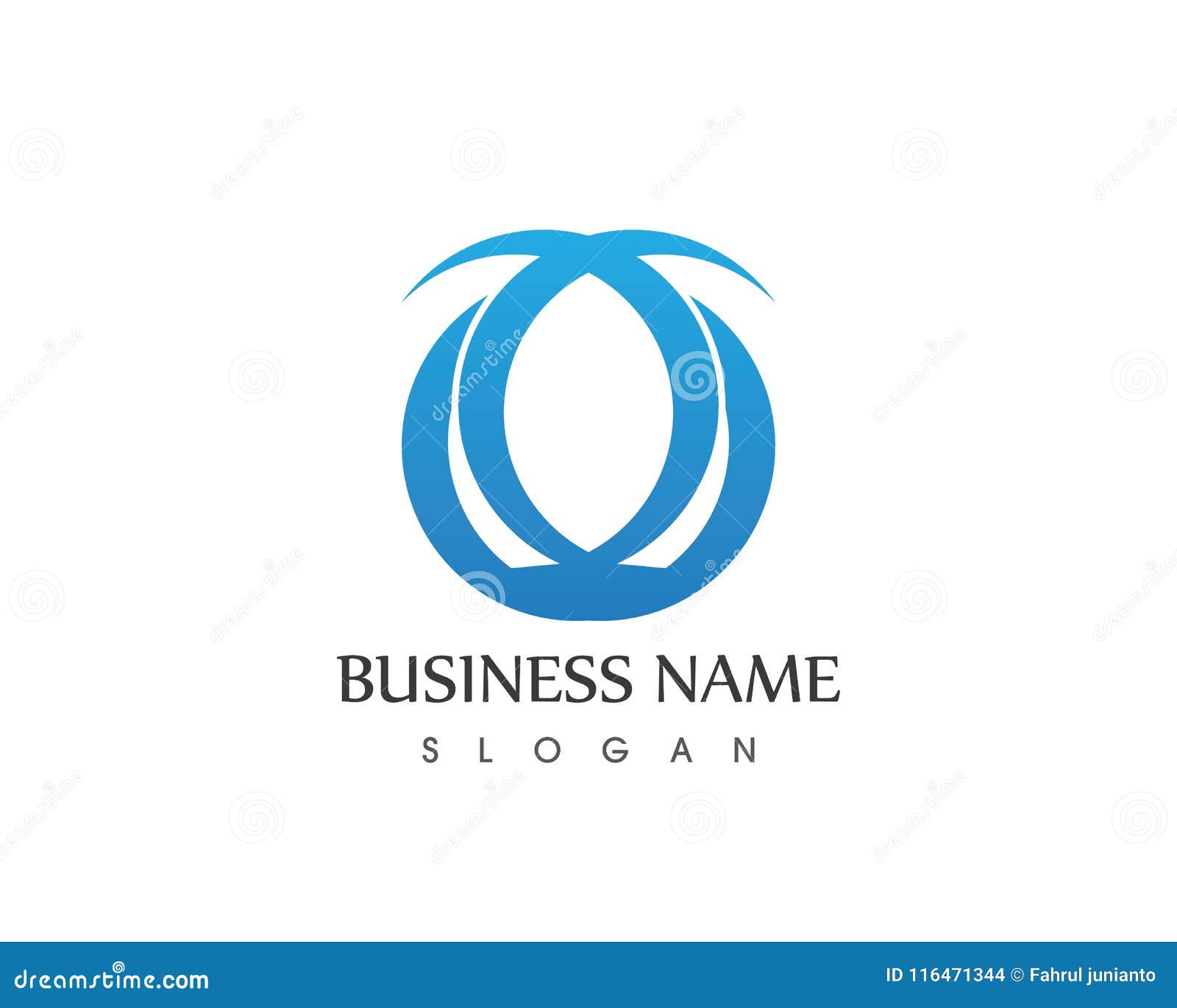 Circle Ring Logo Vector Template Stock Vector - Illustration of figure ...