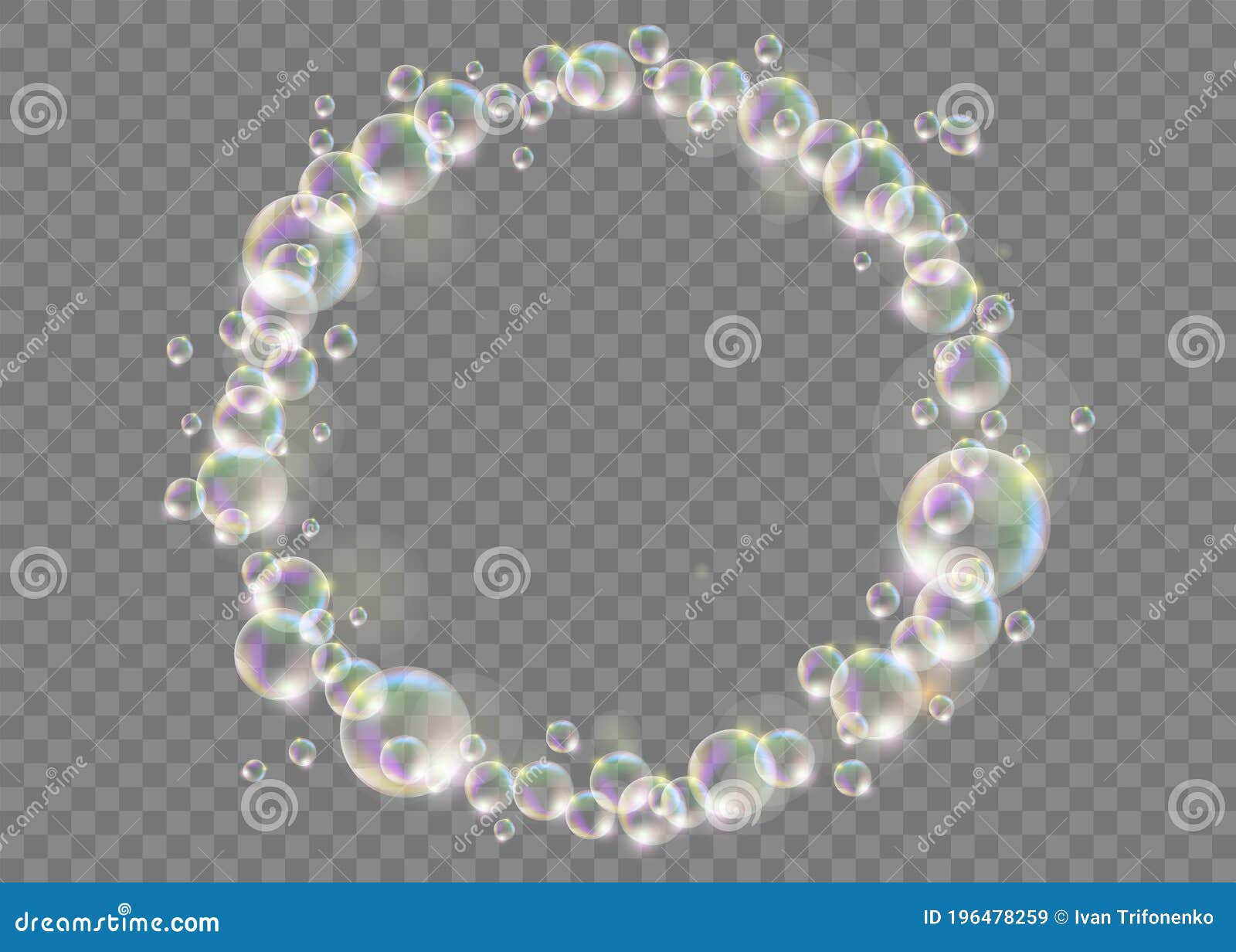 Ring Of Air Bubbles Deep Underwater. Royalty-Free Stock Photography ...