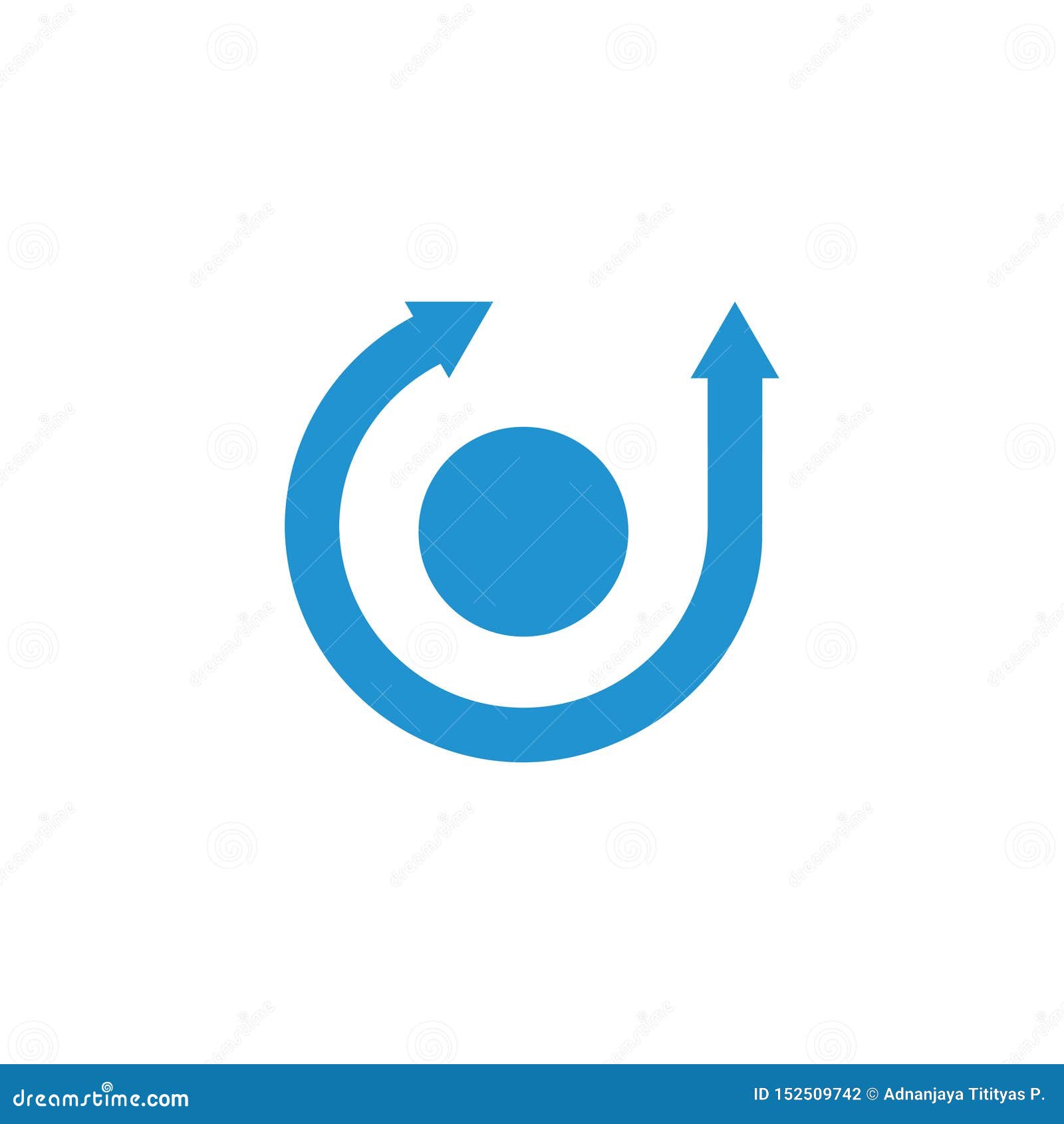 Circle Rotate With Icons Template To Success Vector Illustration ...