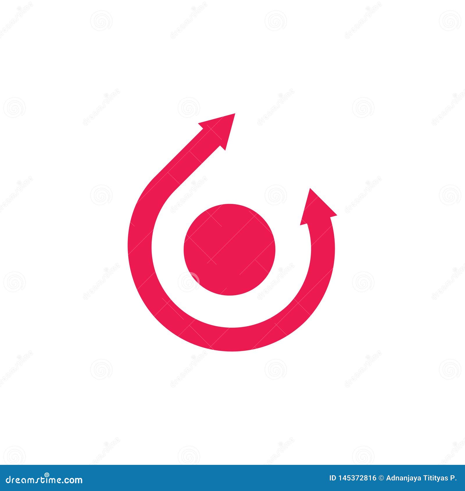 Circle Rotation Arrow Logo Vector Stock Vector - Illustration of chart ...