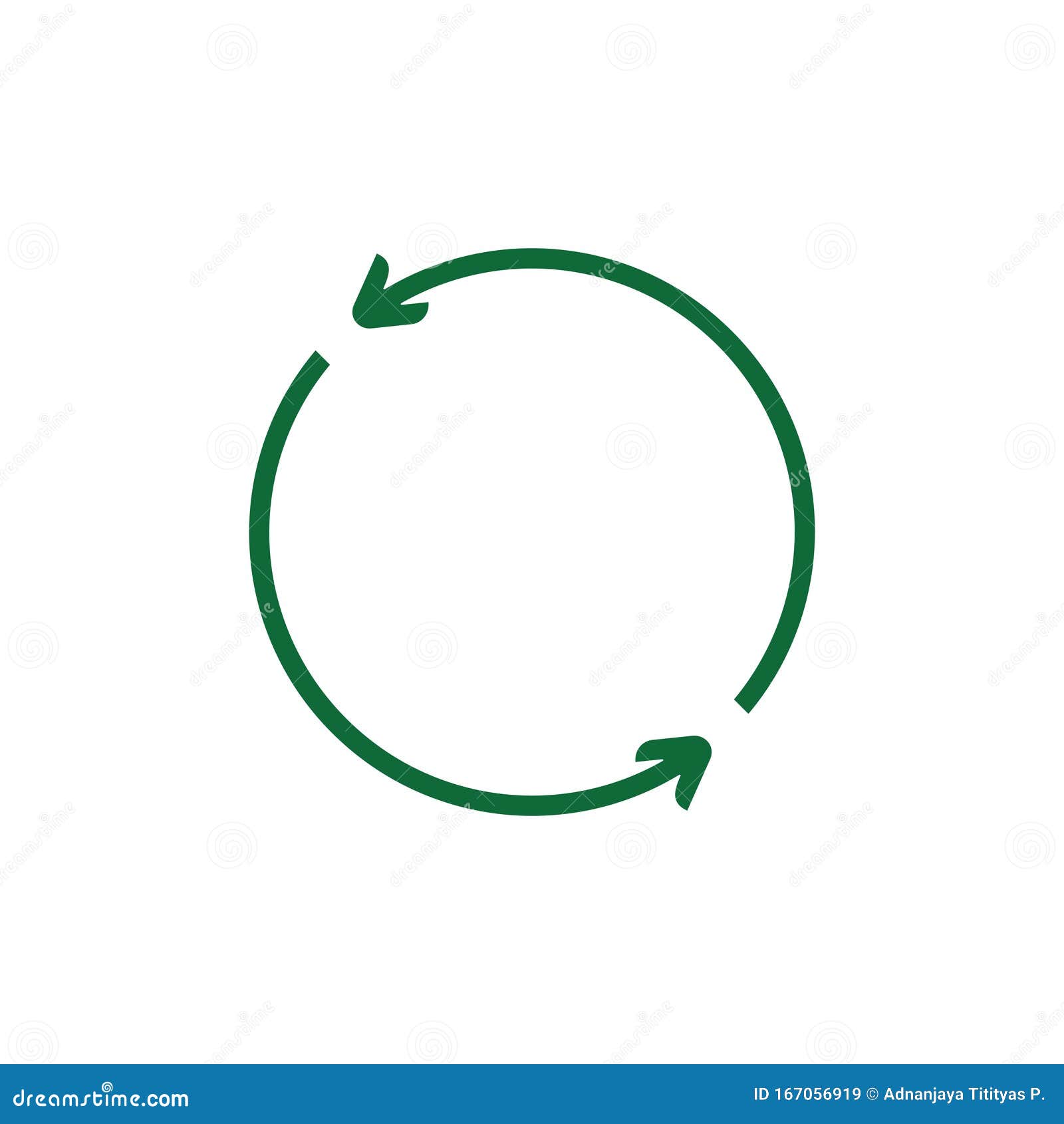 Circle Rotation Two Arrows Logo Vector Stock Vector - Illustration of ...