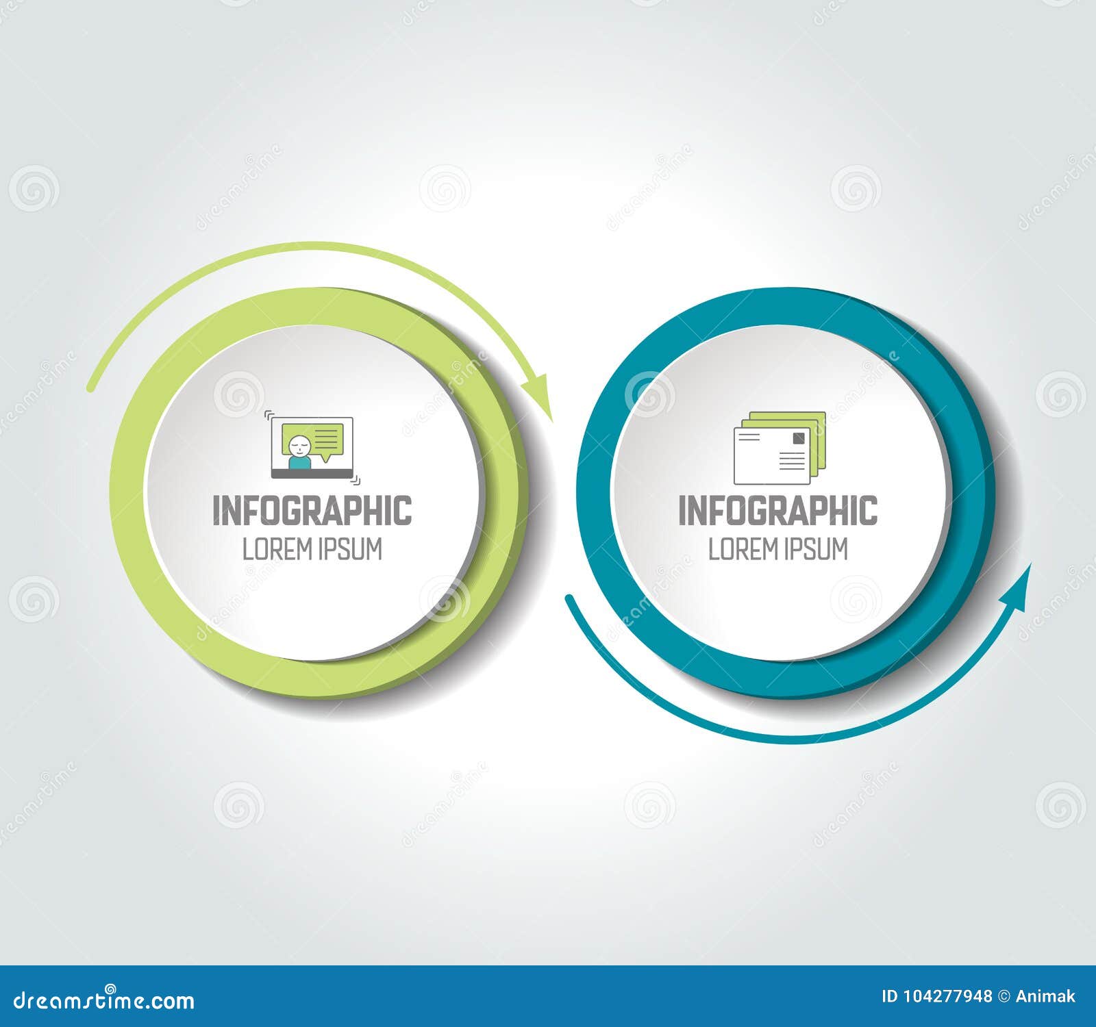 Circle, Round Chart, Scheme, Timeline, Infographic, Numbered Template ...