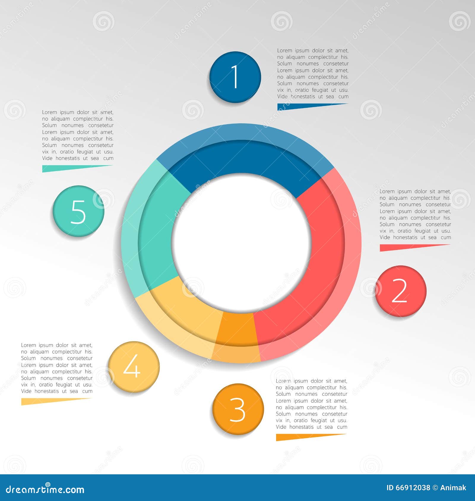 Circle, Round Infographic. Pie Chart, Graph. Stock Vector ...
