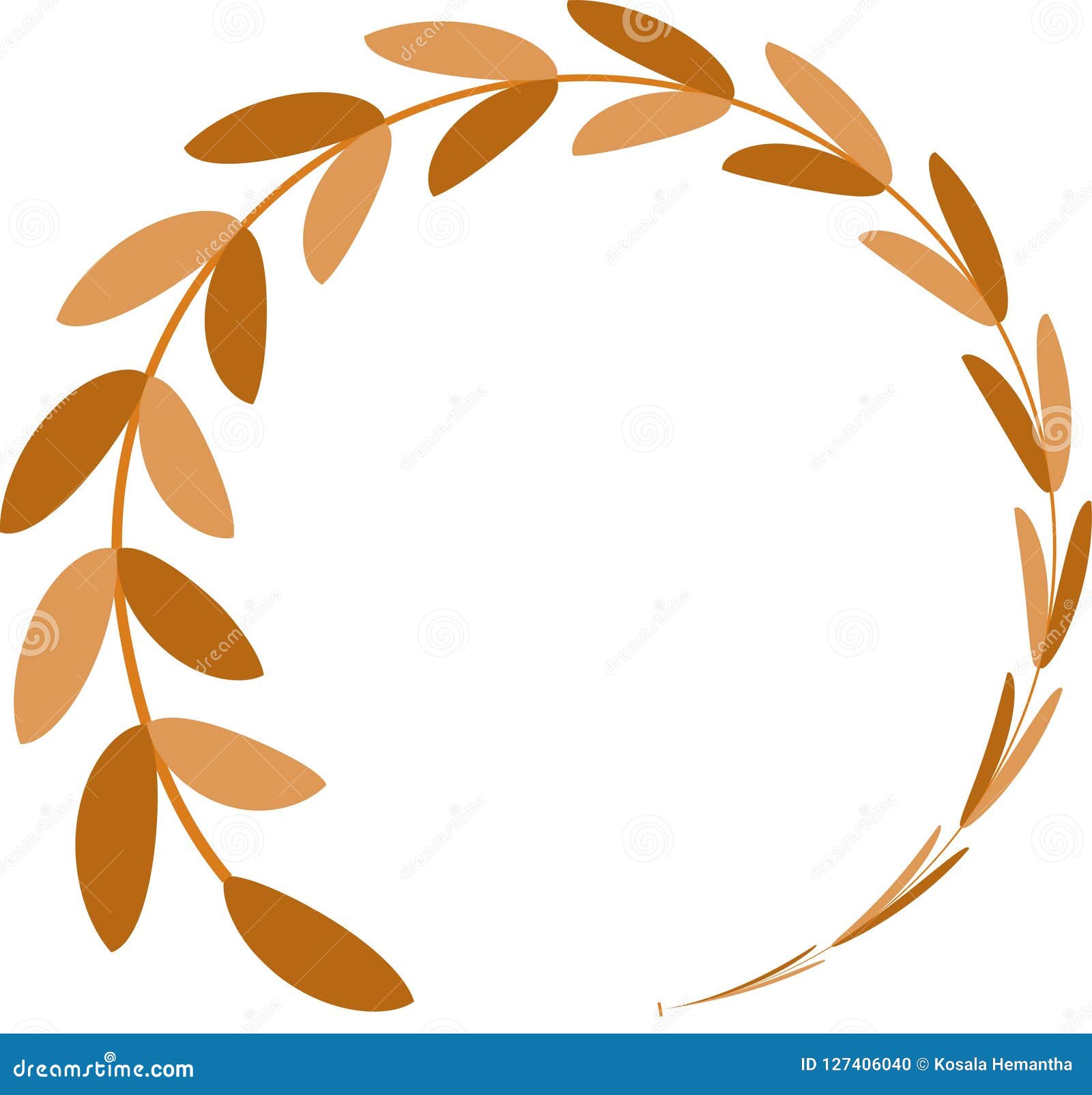 LEAVES , CIRCLE , ROUND , VECTOR , ILLUSTRATOR Stock Illustration ...