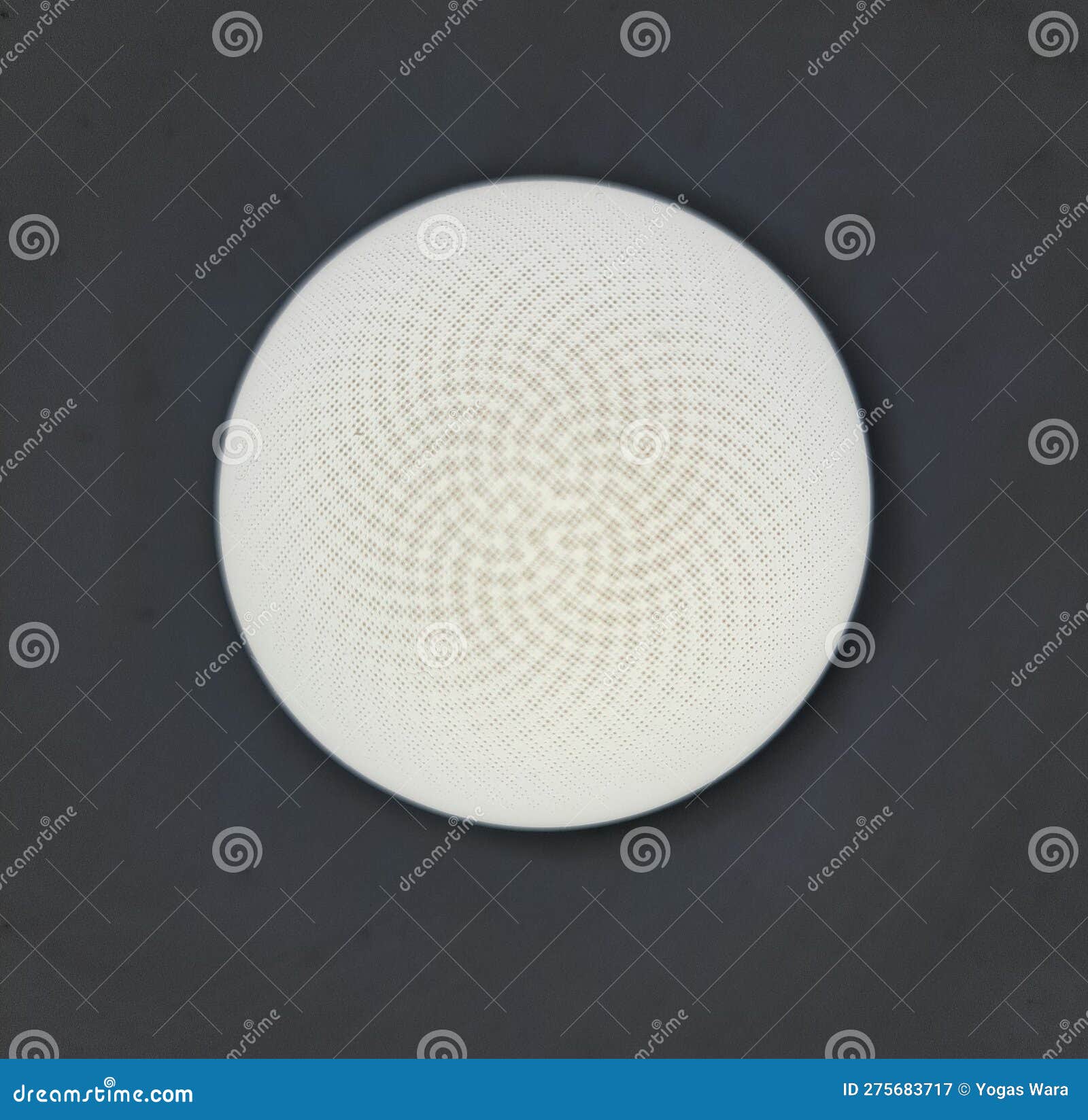 Circle Round of White Light Pattern Stock Illustration - Illustration ...