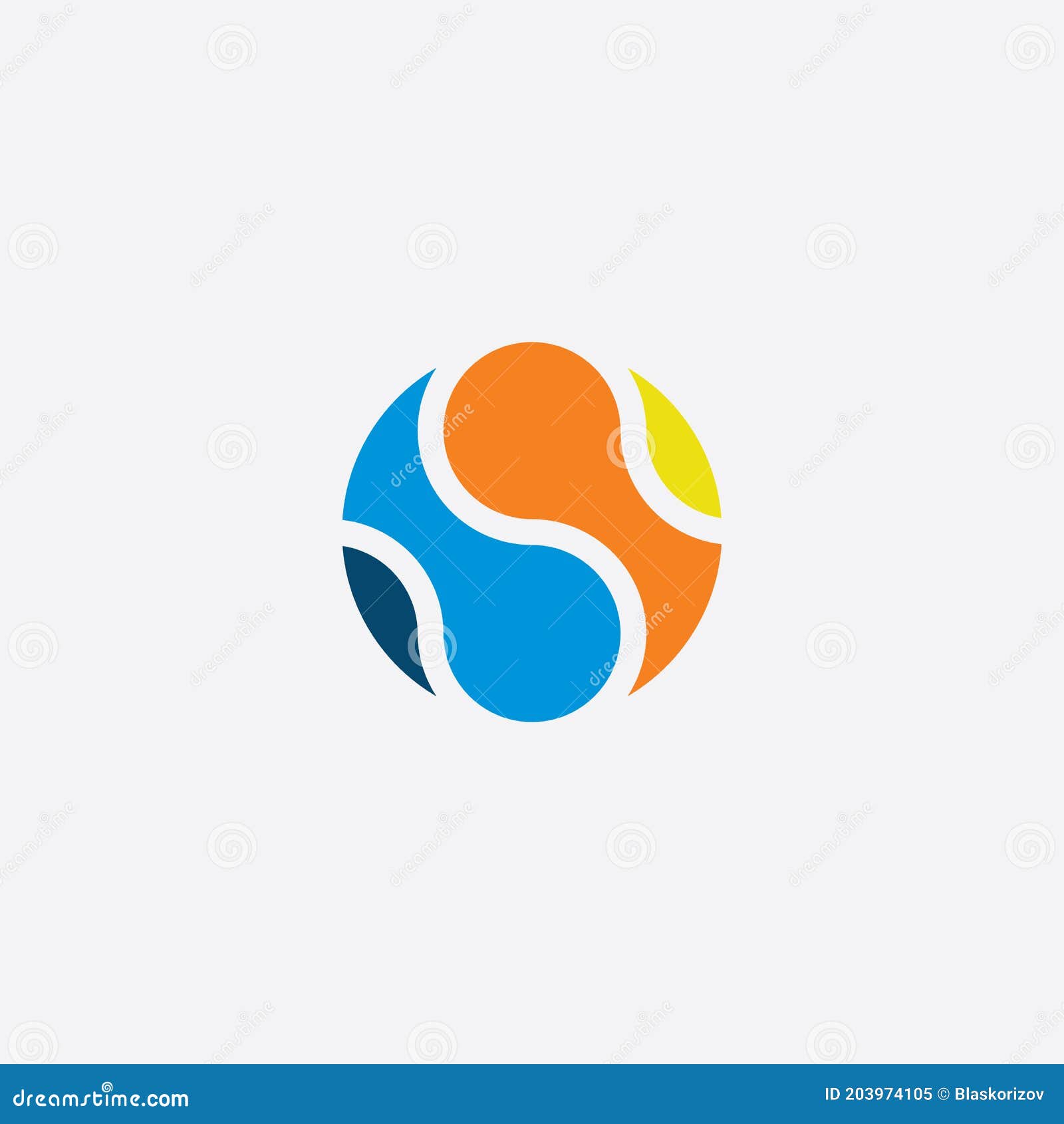 Circle S Logo Letter Sign Vector Element Illustration Symbol Stock ...