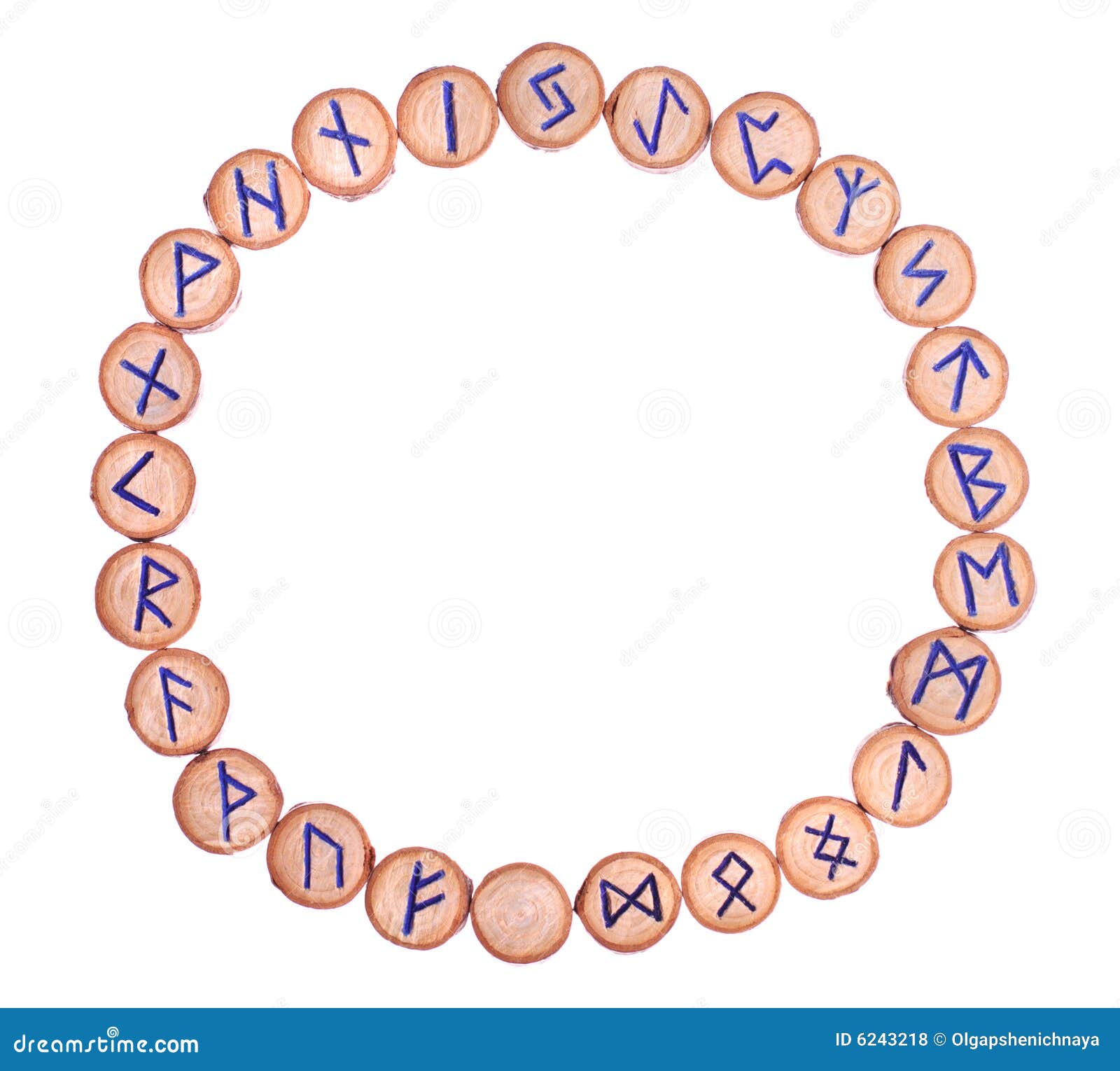 Circle Of Scandinavian Runes Stock Photography | CartoonDealer.com #6243218