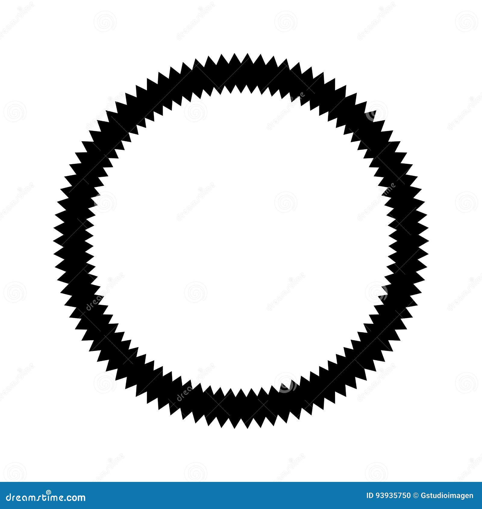 Circle seal emblem icon stock vector. Illustration of emblem - 93935750