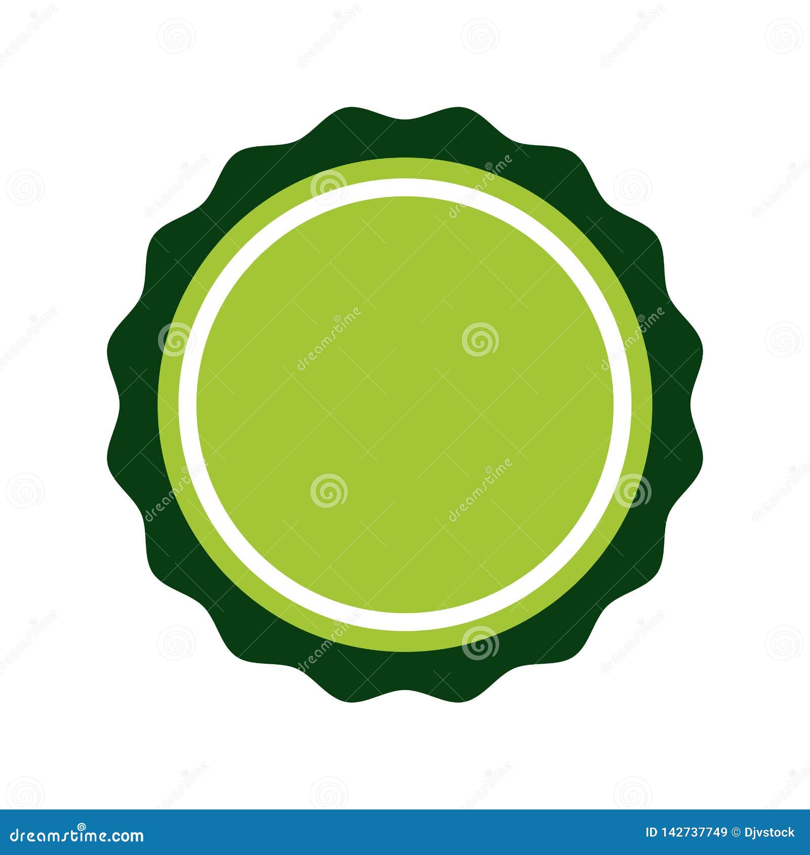 Circle seal stamp icon stock vector. Illustration of decoration - 142737749