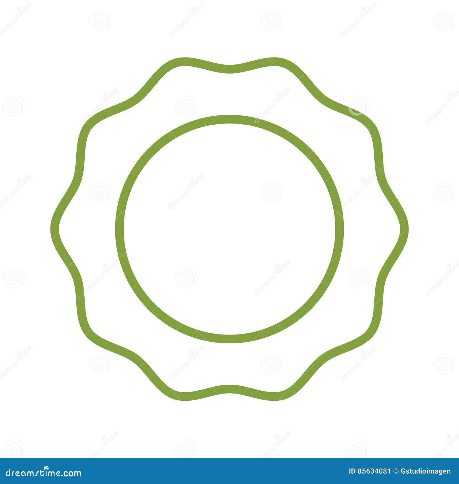 Circle seal stamp icon stock vector. Illustration of background - 85634081