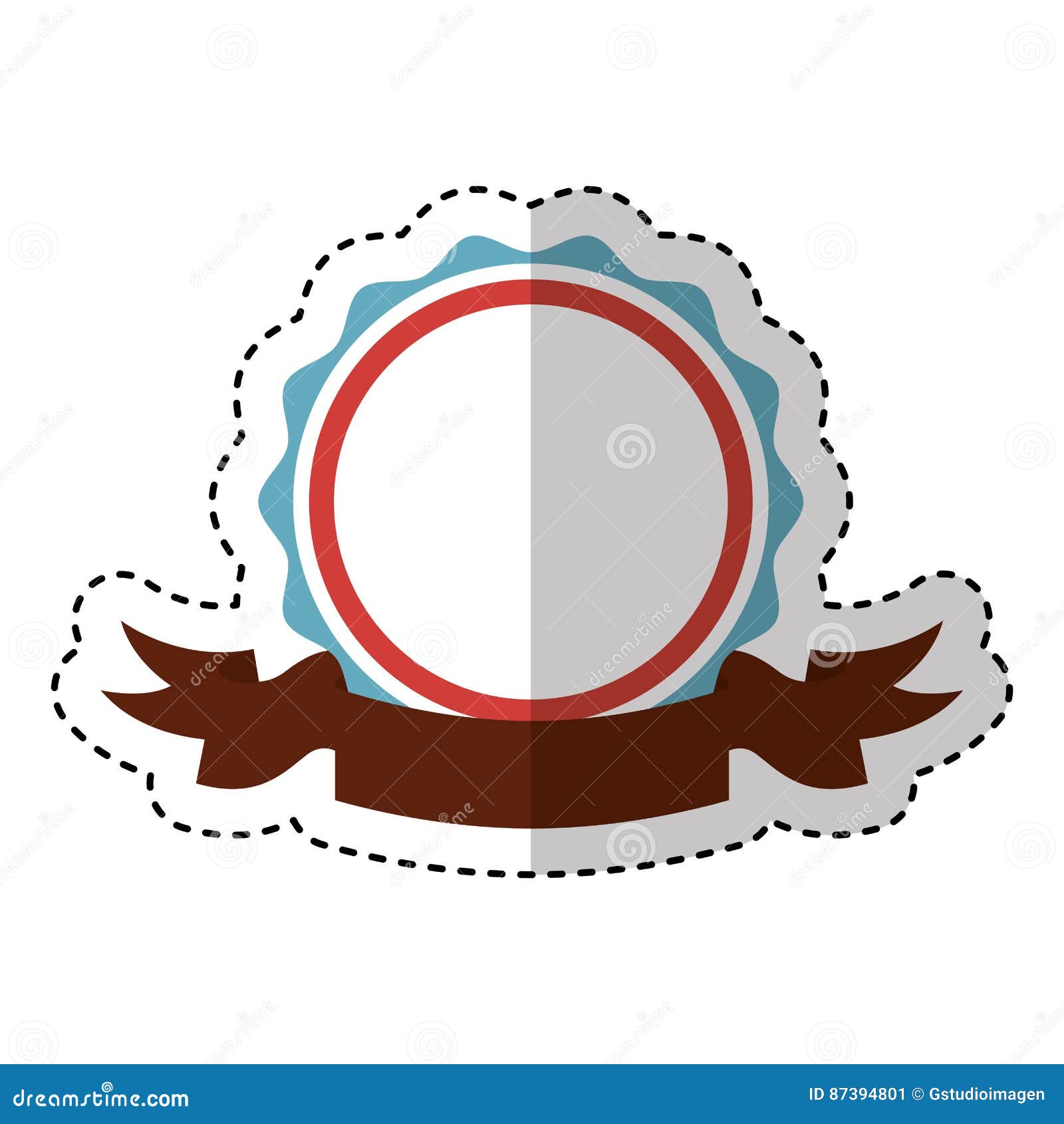 Circle seal stamp icon stock vector. Illustration of symbol - 87394801