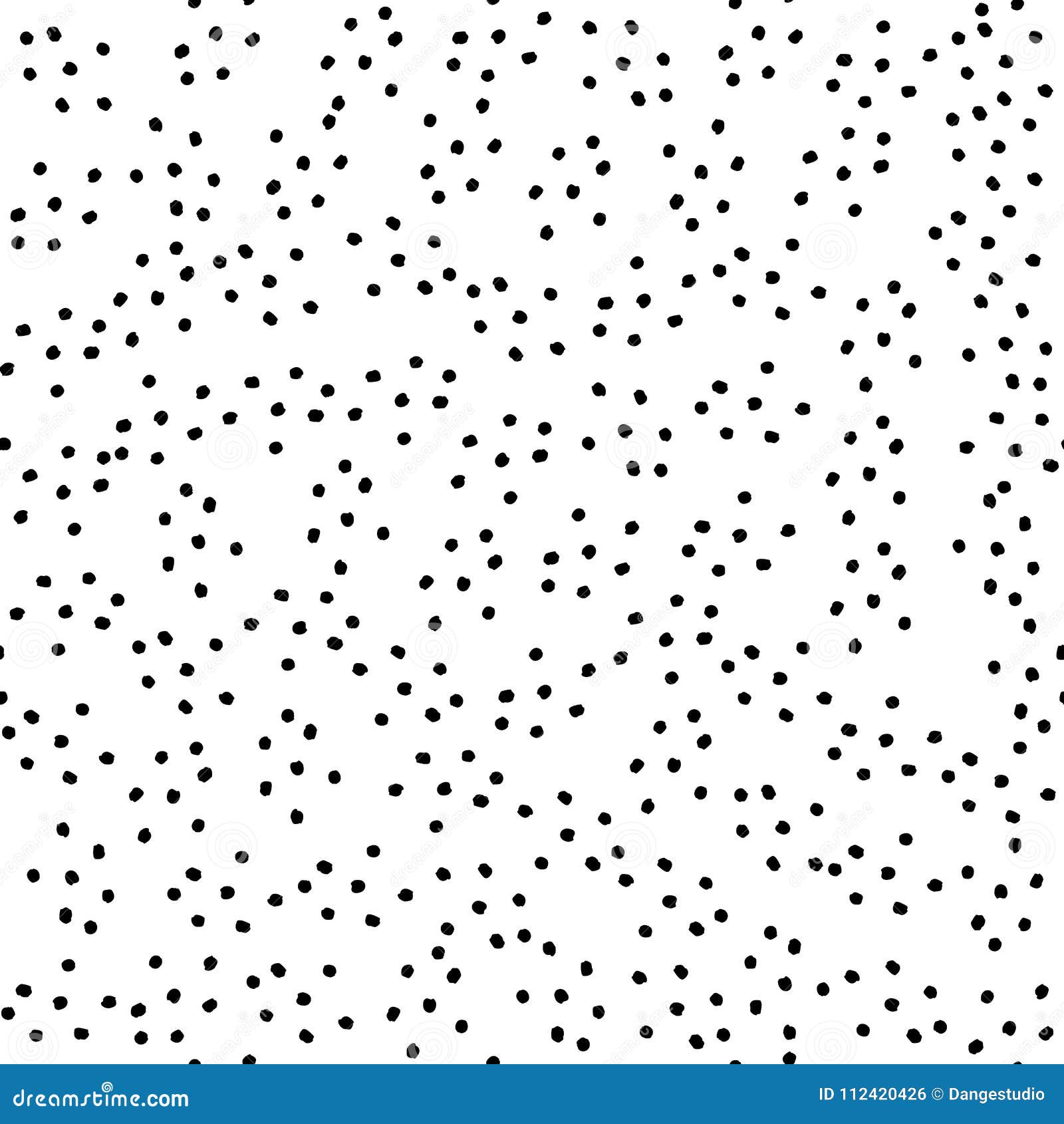 Circle Seamless Grunge Dust Messy Pattern. Easy To Create Abstract ...